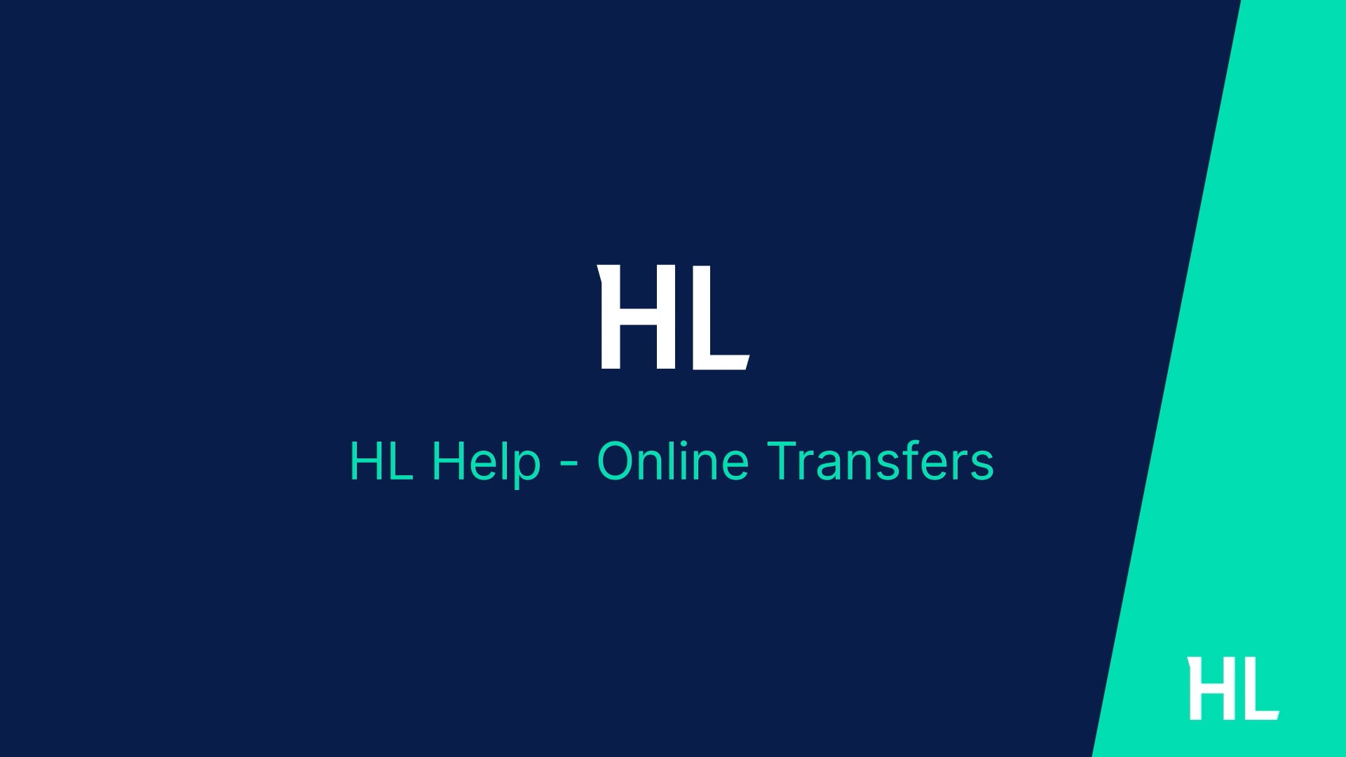 HL - Help Online Transfers - How to video on Vimeo