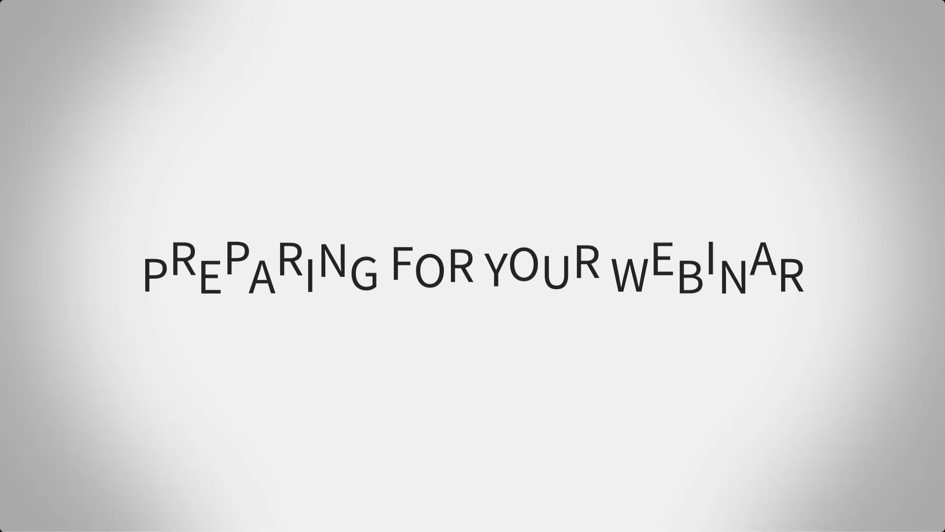 Presenter Cert. 3a Preparing Your Webinar on Vimeo