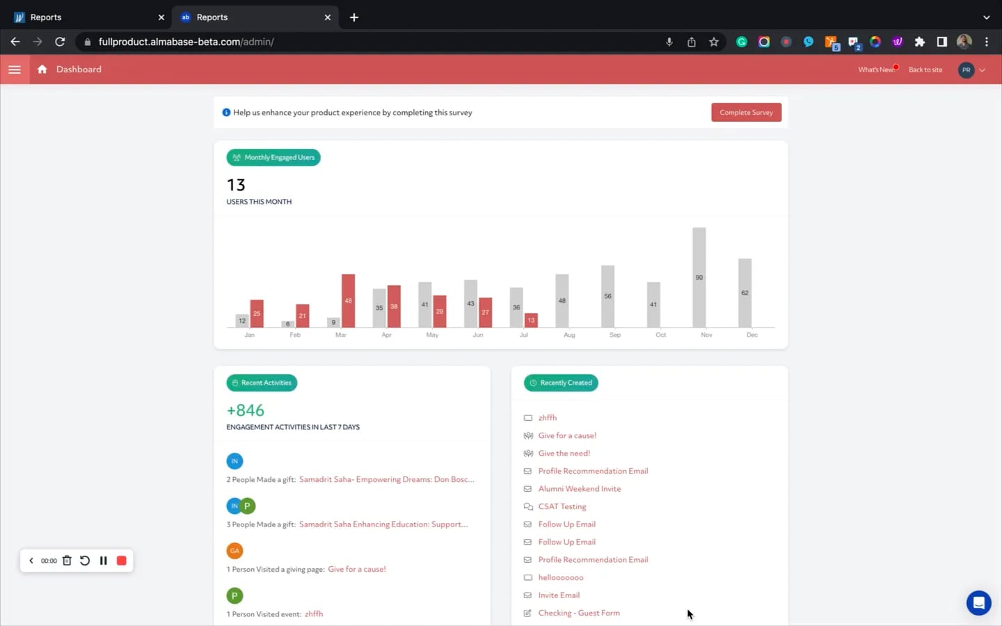 Recurring Events on Vimeo