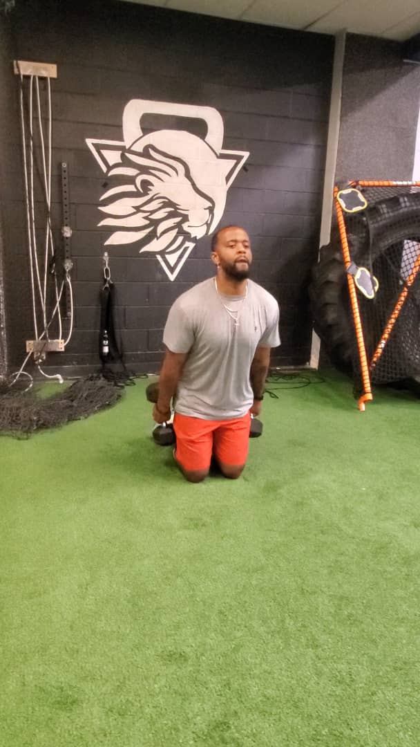 Tall Kneeling Clean to Press on Vimeo