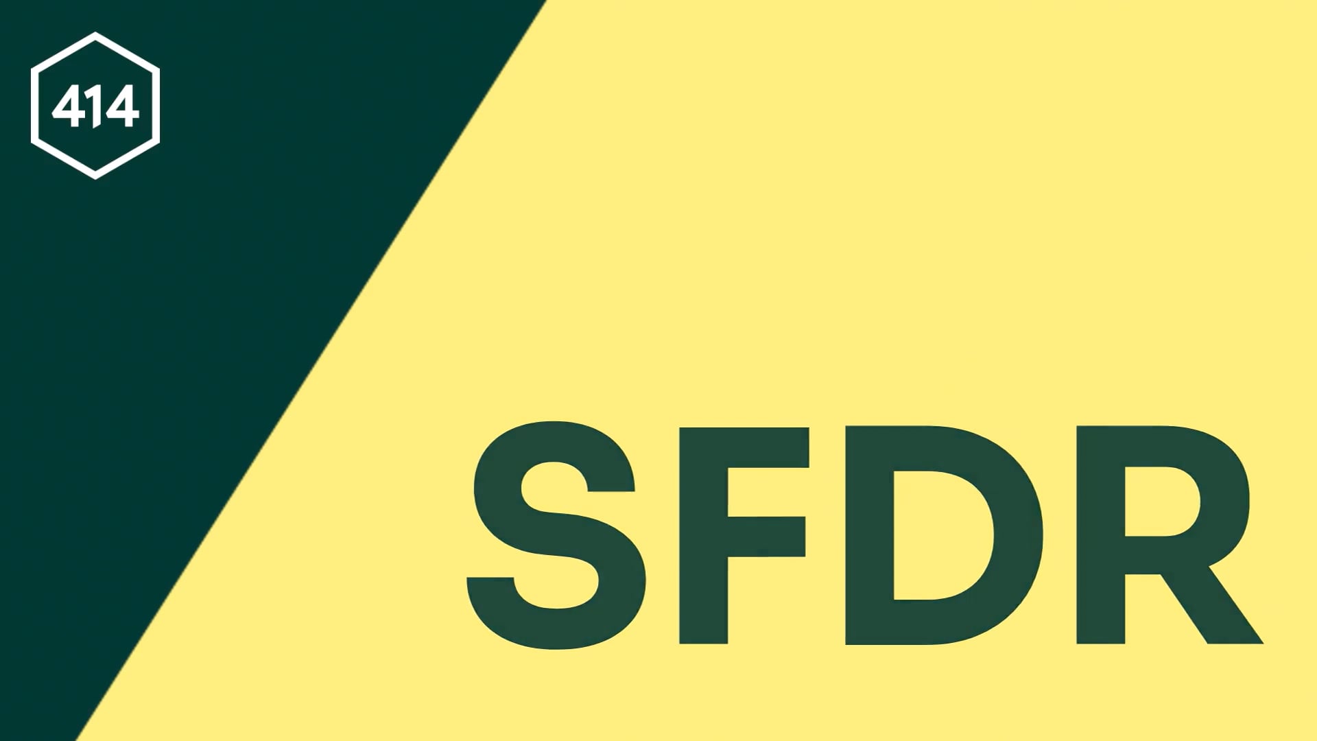 SFDR: An Intrpoduction by 414 on Vimeo