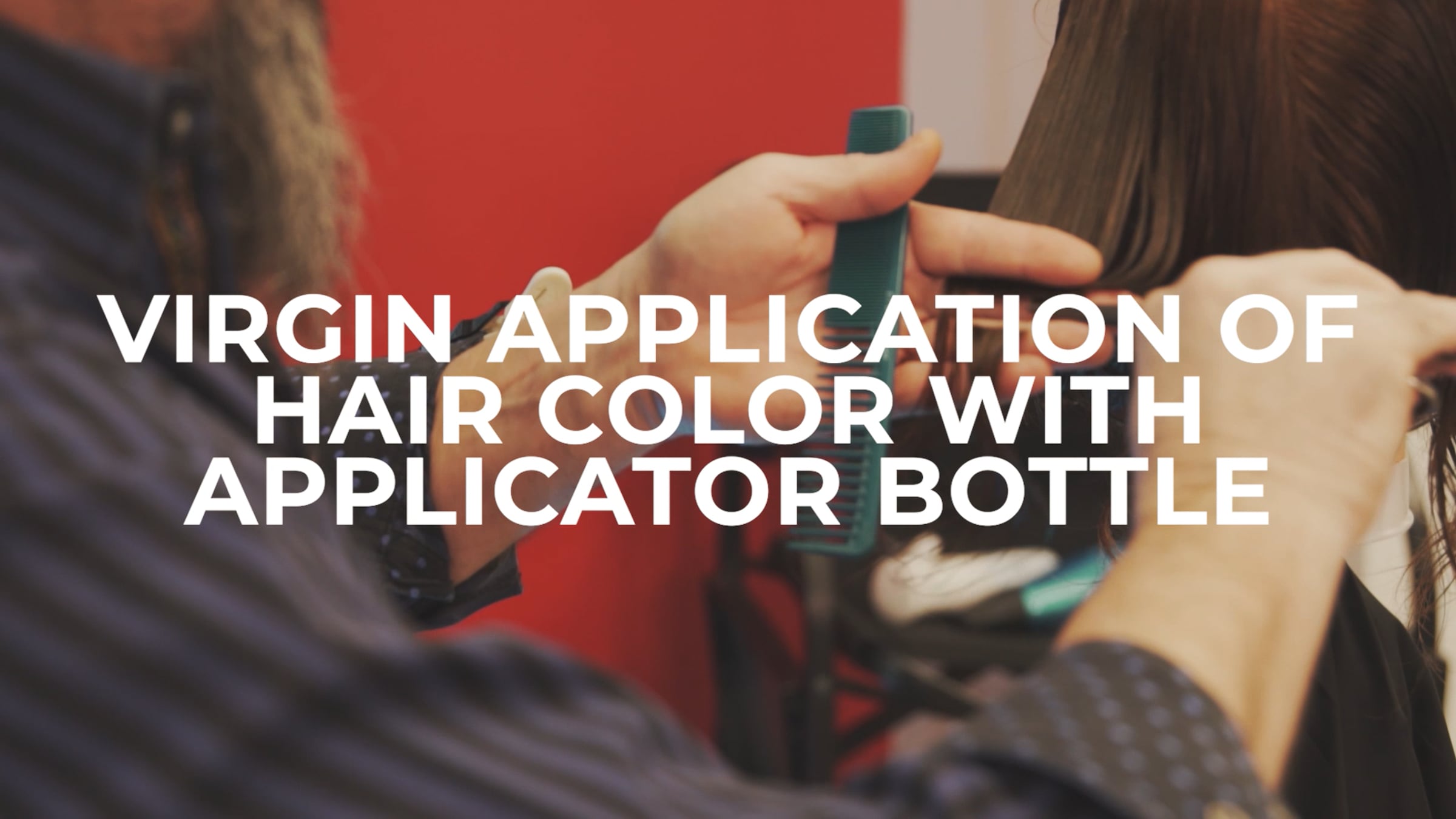 Capri Basics | Virgin Application of Hair Color with Applicator Bottle ...