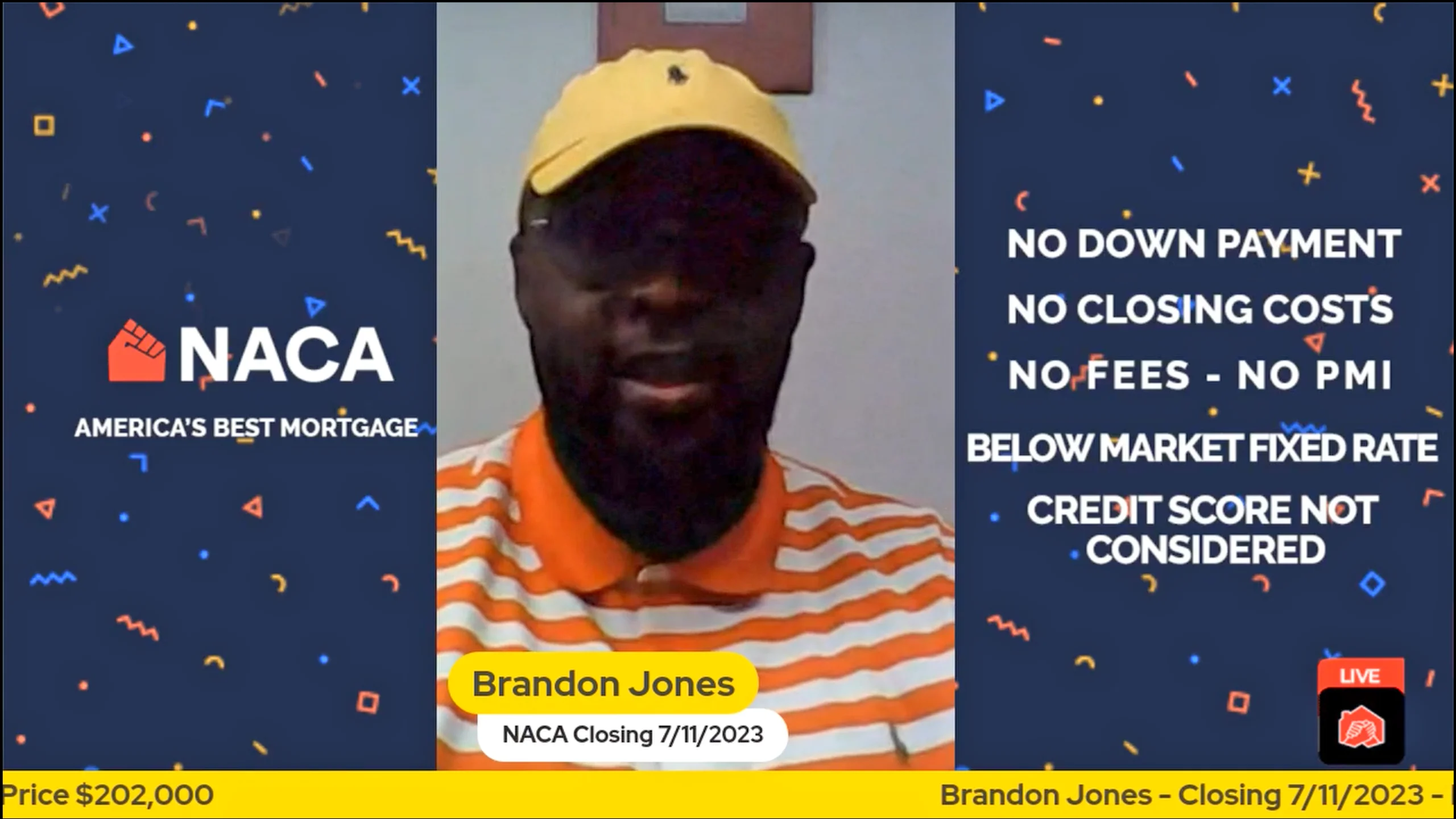 LIVE NACA Closing Brandon Jones. Decatur, GA - 7/11/2023 on Vimeo