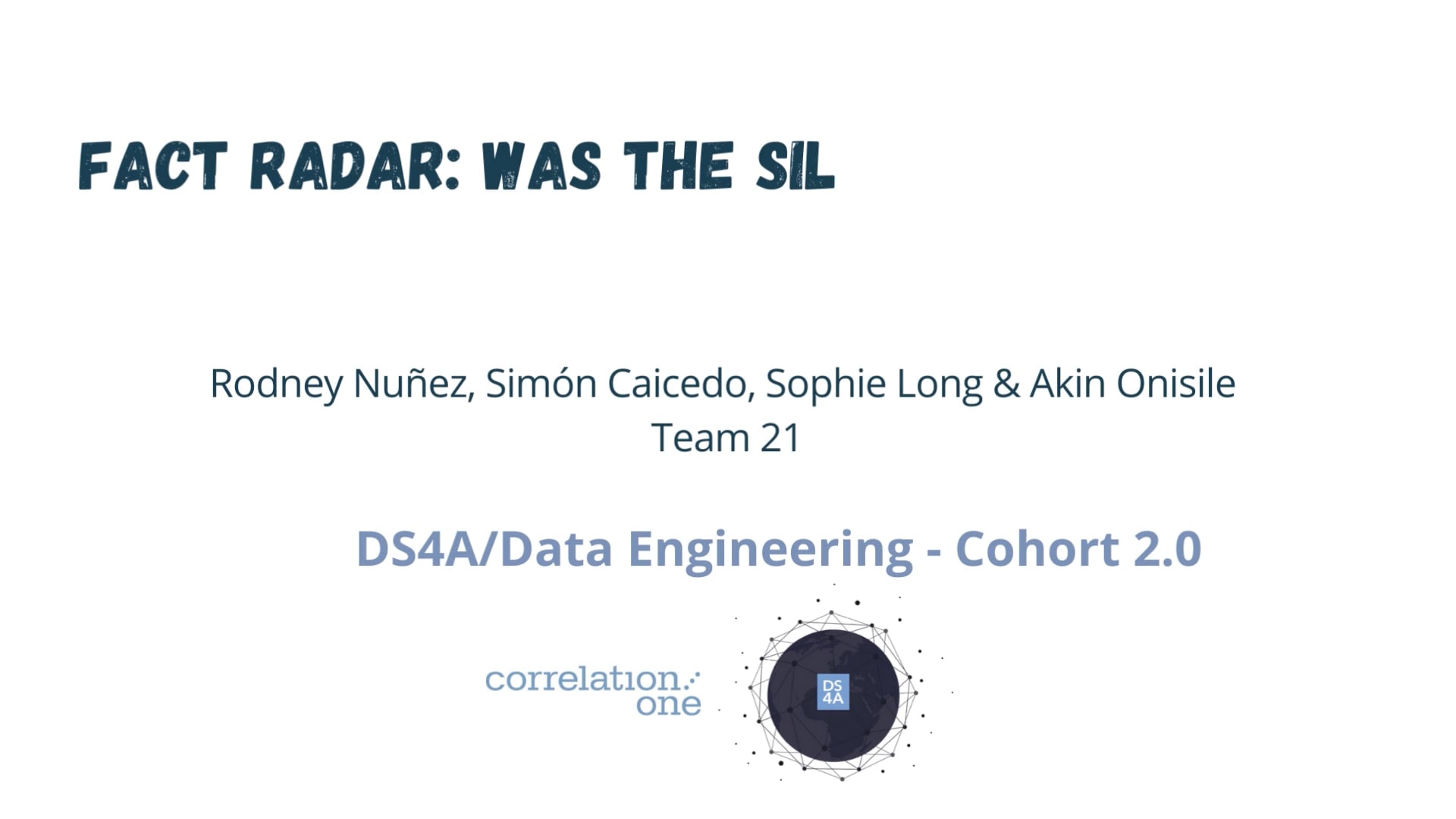DS4A Data Engineering 2.0, Team 21 Final Project Presentation on Vimeo