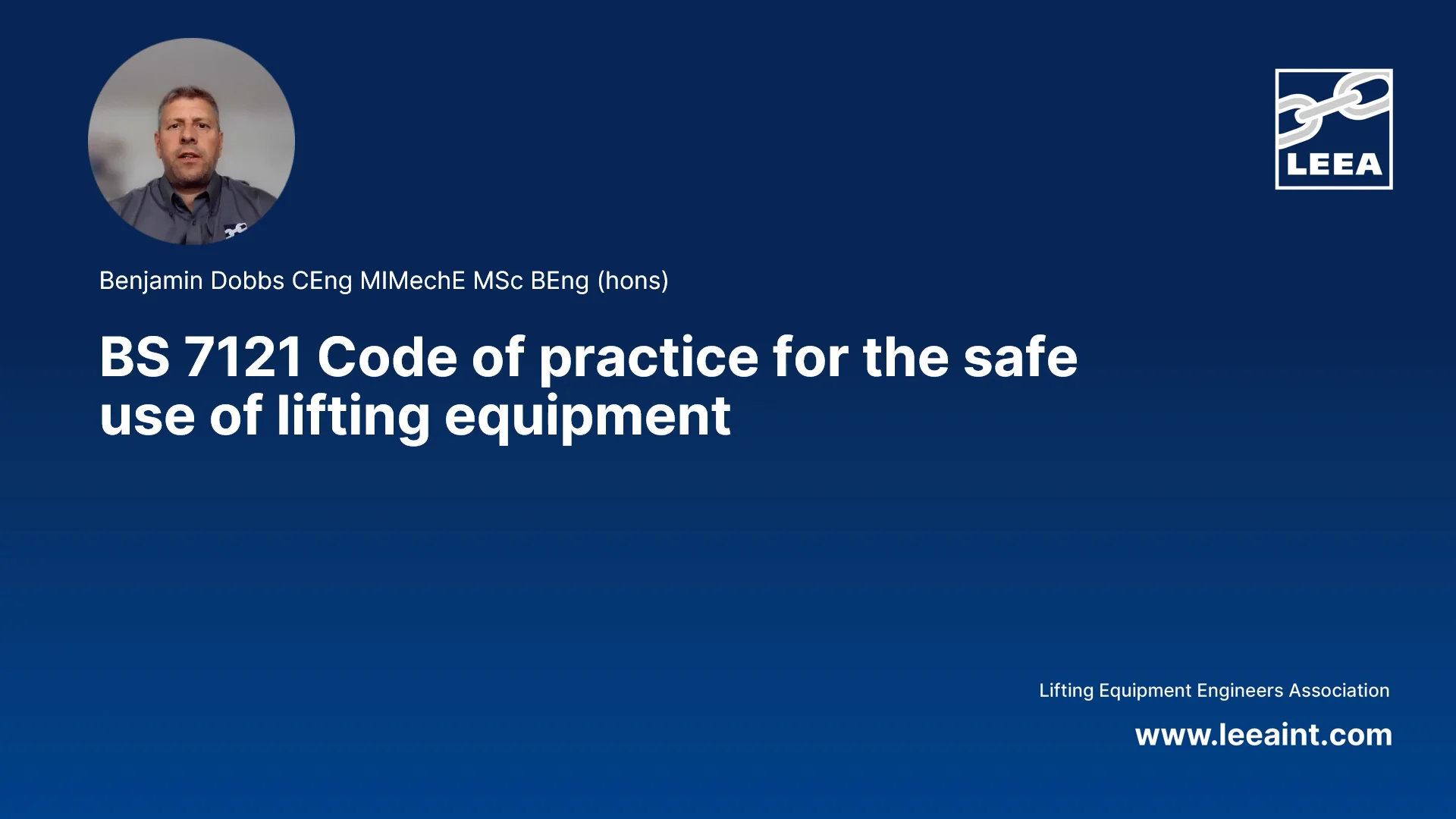 BS 7121 Series of Standards on Vimeo