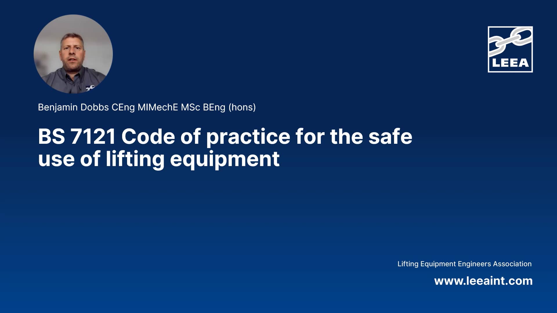 BS 7121 Series of Standards on Vimeo
