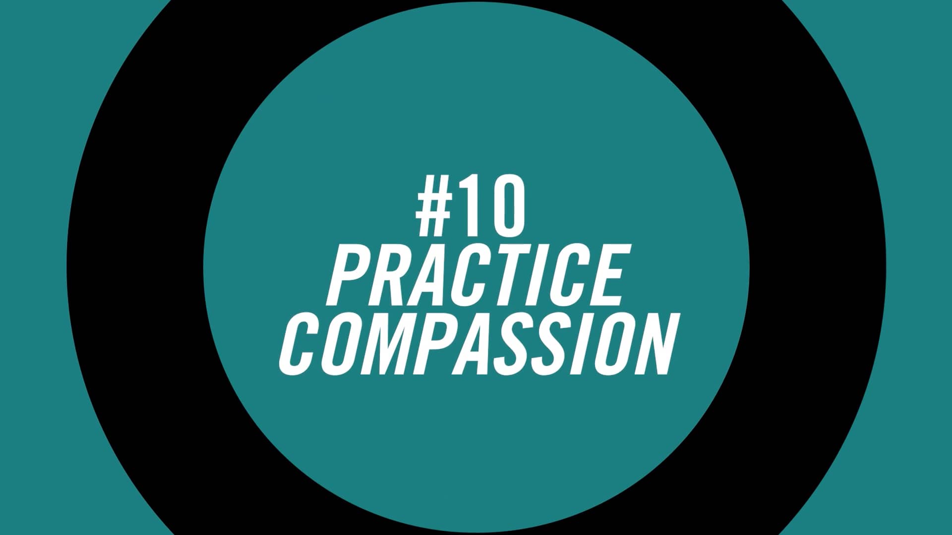 SOS Core Fundamental #10- PRACTICE COMPASSION - Todd Battaglia, MD on Vimeo