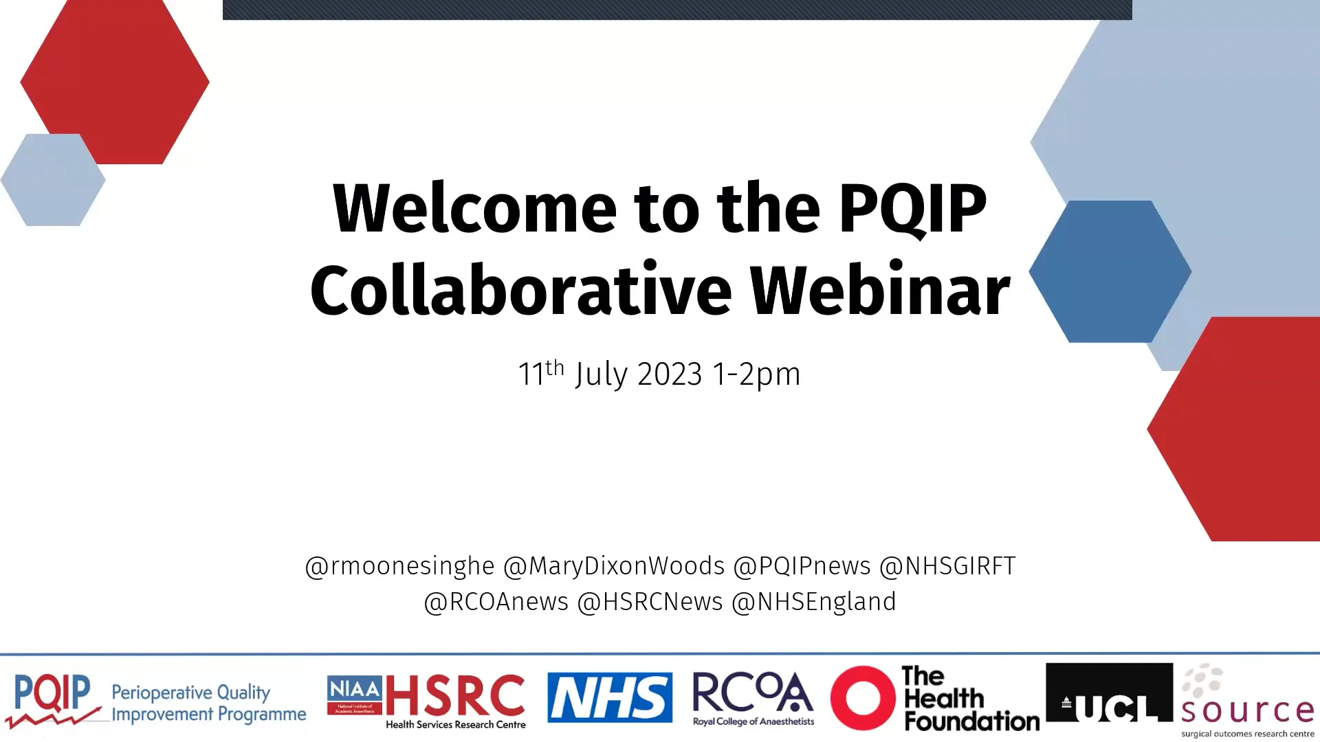 PQIP Cohort Report Webinar - 4th Edition