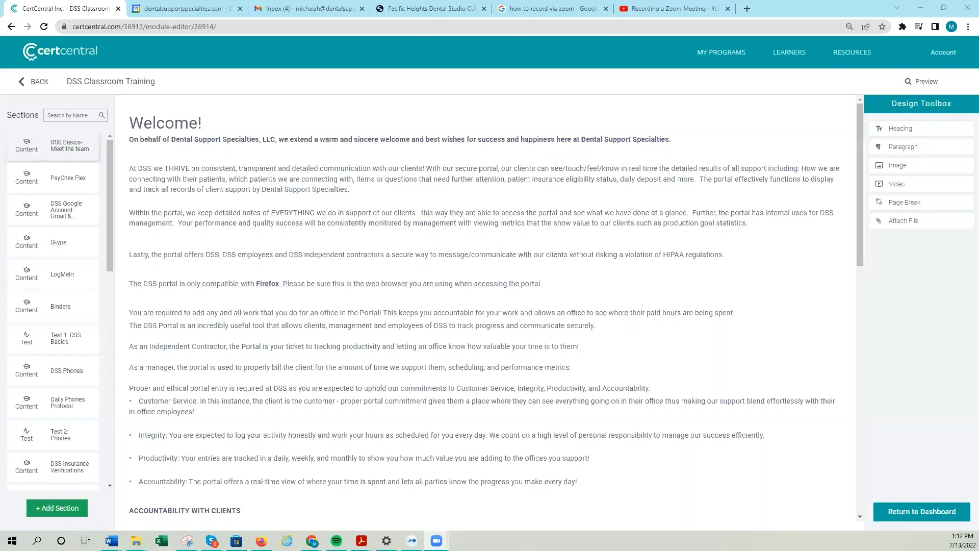 DSS Basics (watched & took notes) on Vimeo