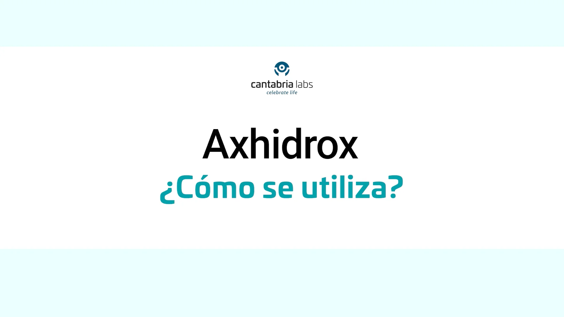 AXHIDROX: ¿Cómo se utiliza Axhidrox? on Vimeo