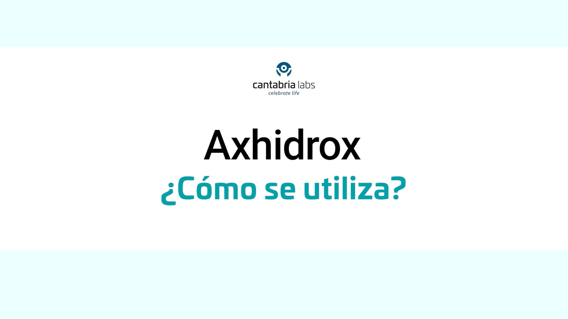 AXHIDROX: ¿Cómo se utiliza Axhidrox? on Vimeo