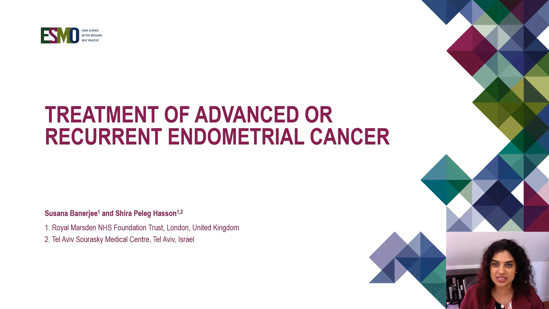 ESMO E-Learning: Treatment of advanced or recurrent endometrial cancer