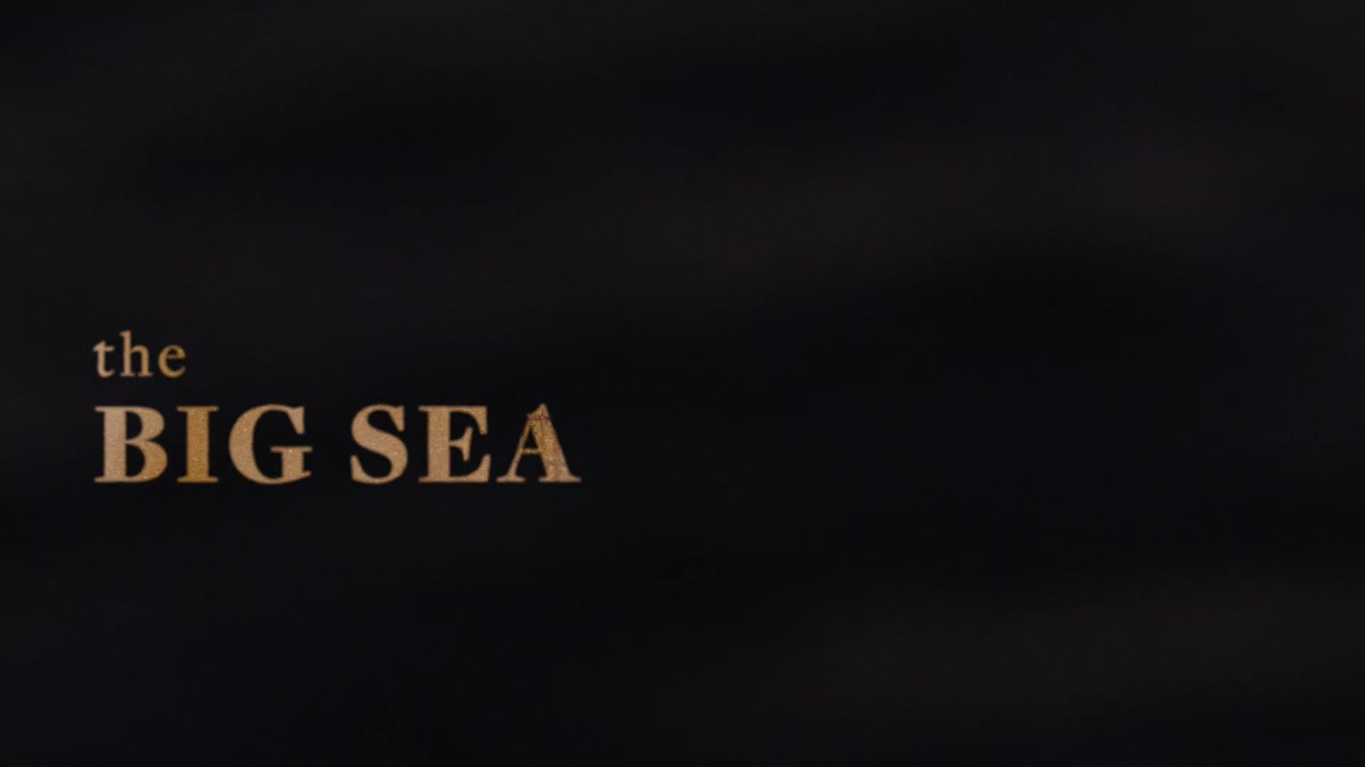 The Big Sea Trailer on Vimeo