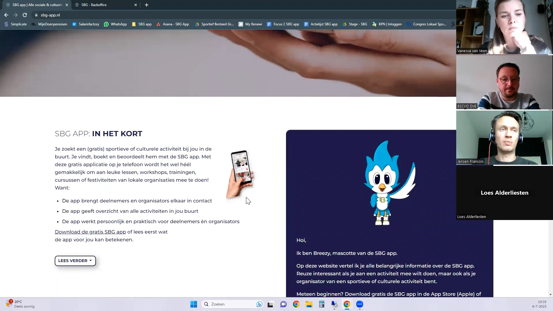 Webinar VO over SBG App on Vimeo