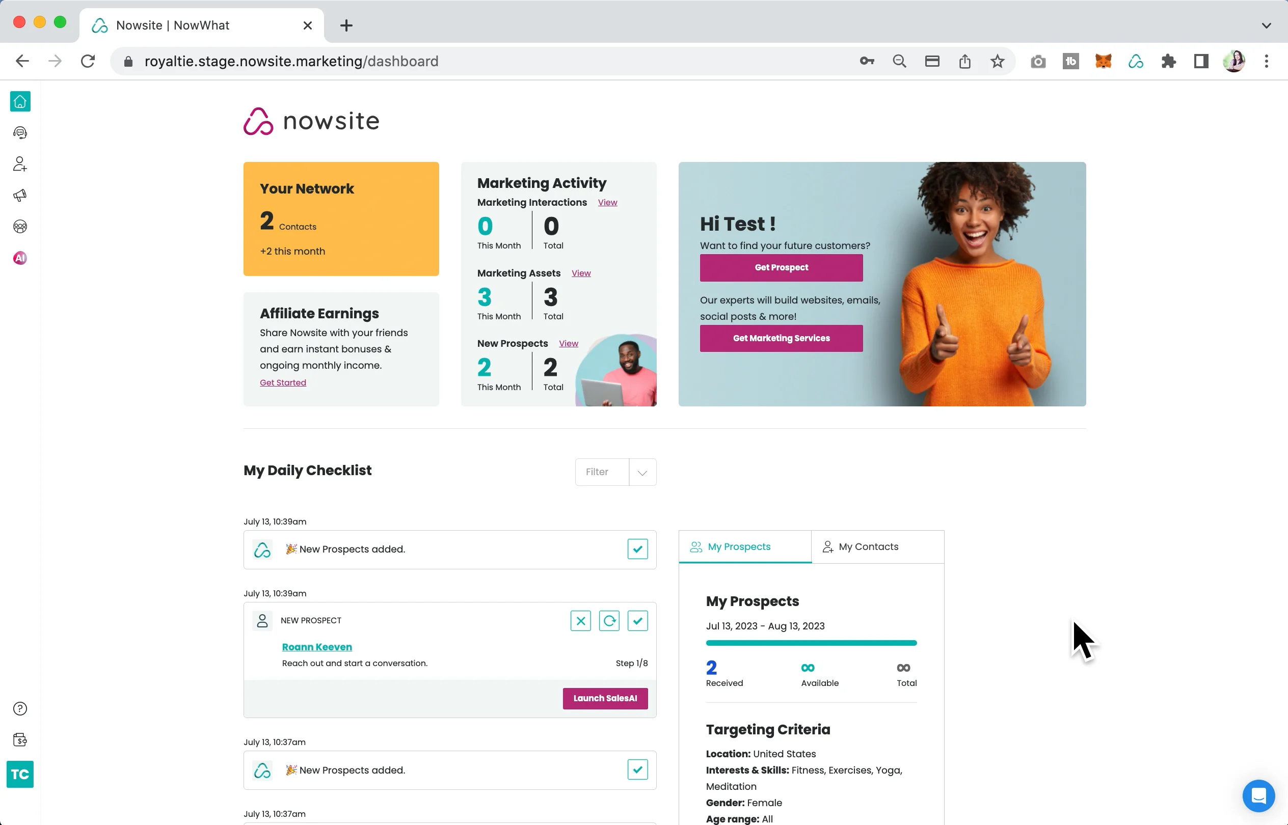 How to use the Prospect Tracking Tool with SalesAI