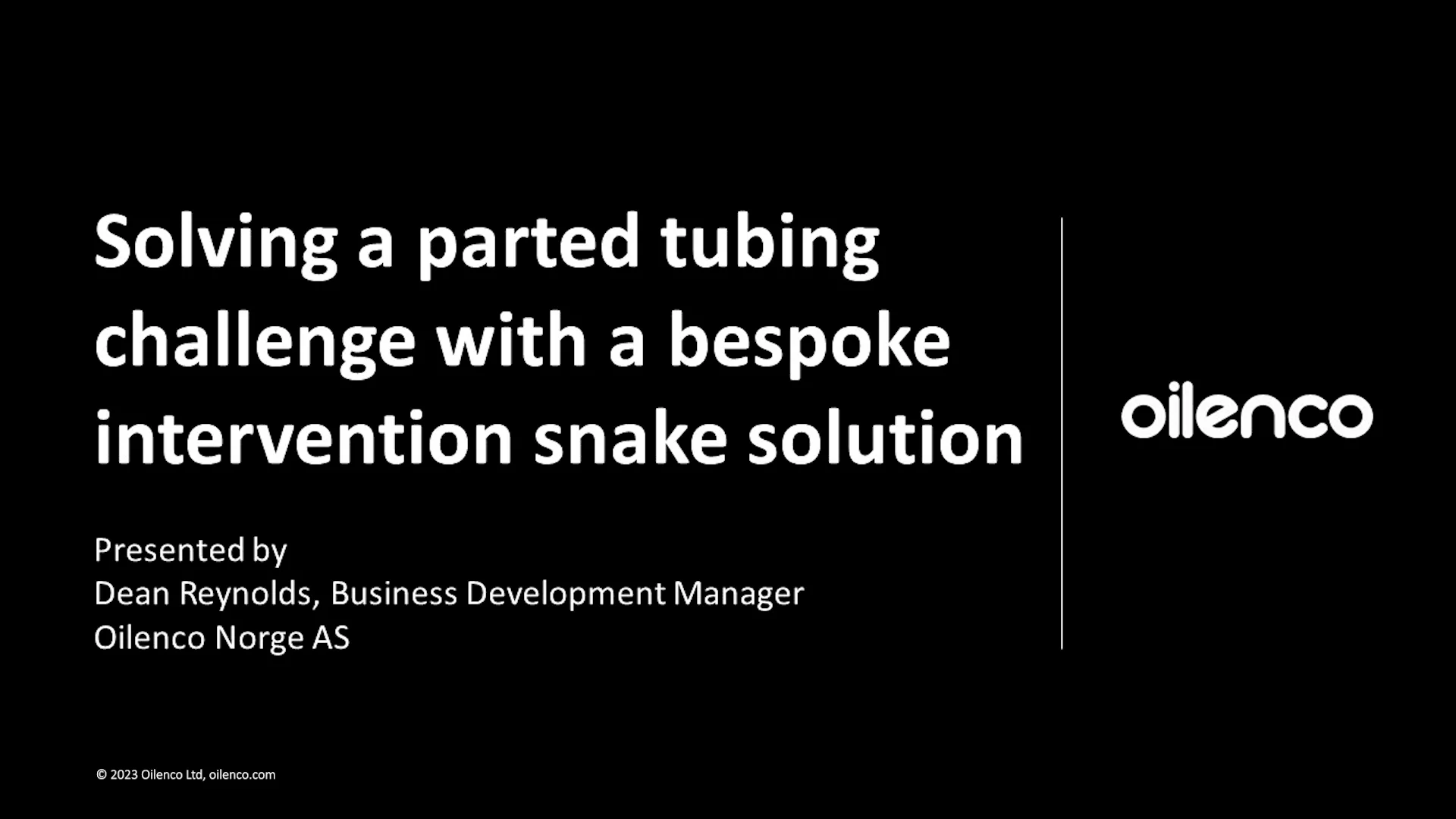 Solving a parted tubing challenge with a bespoke intervention snake ...