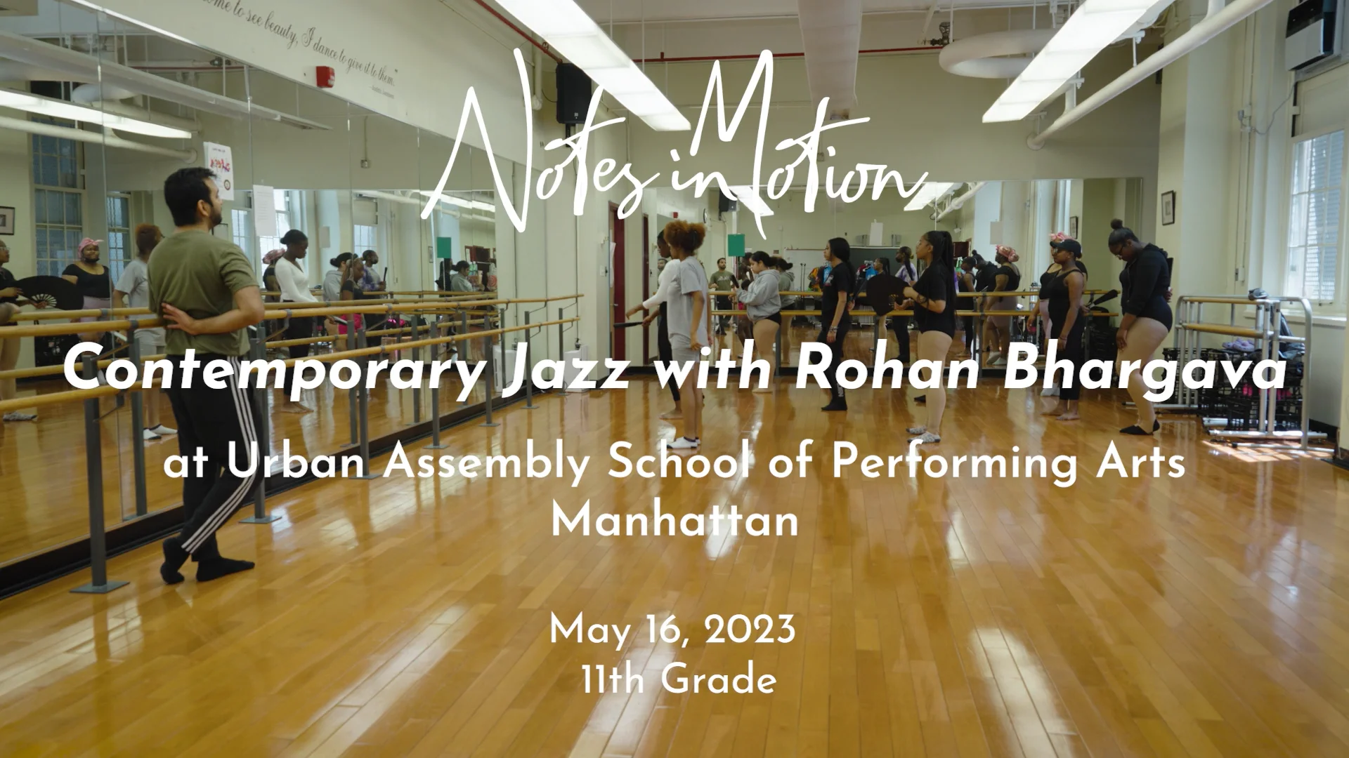Notes in Motion | UA for the Performing Arts Manhattan | Contemporary ...