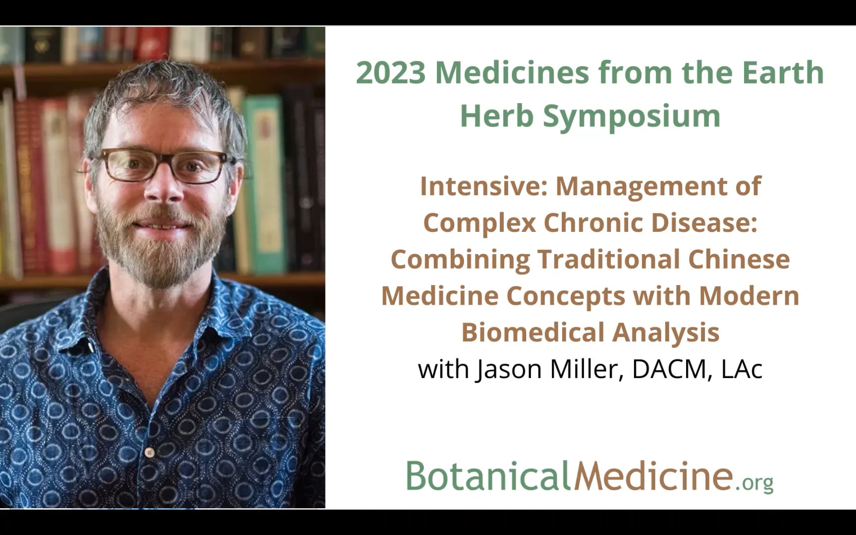 Watch Intensive: Management of Complex Chronic Disease: Combining TCM ...