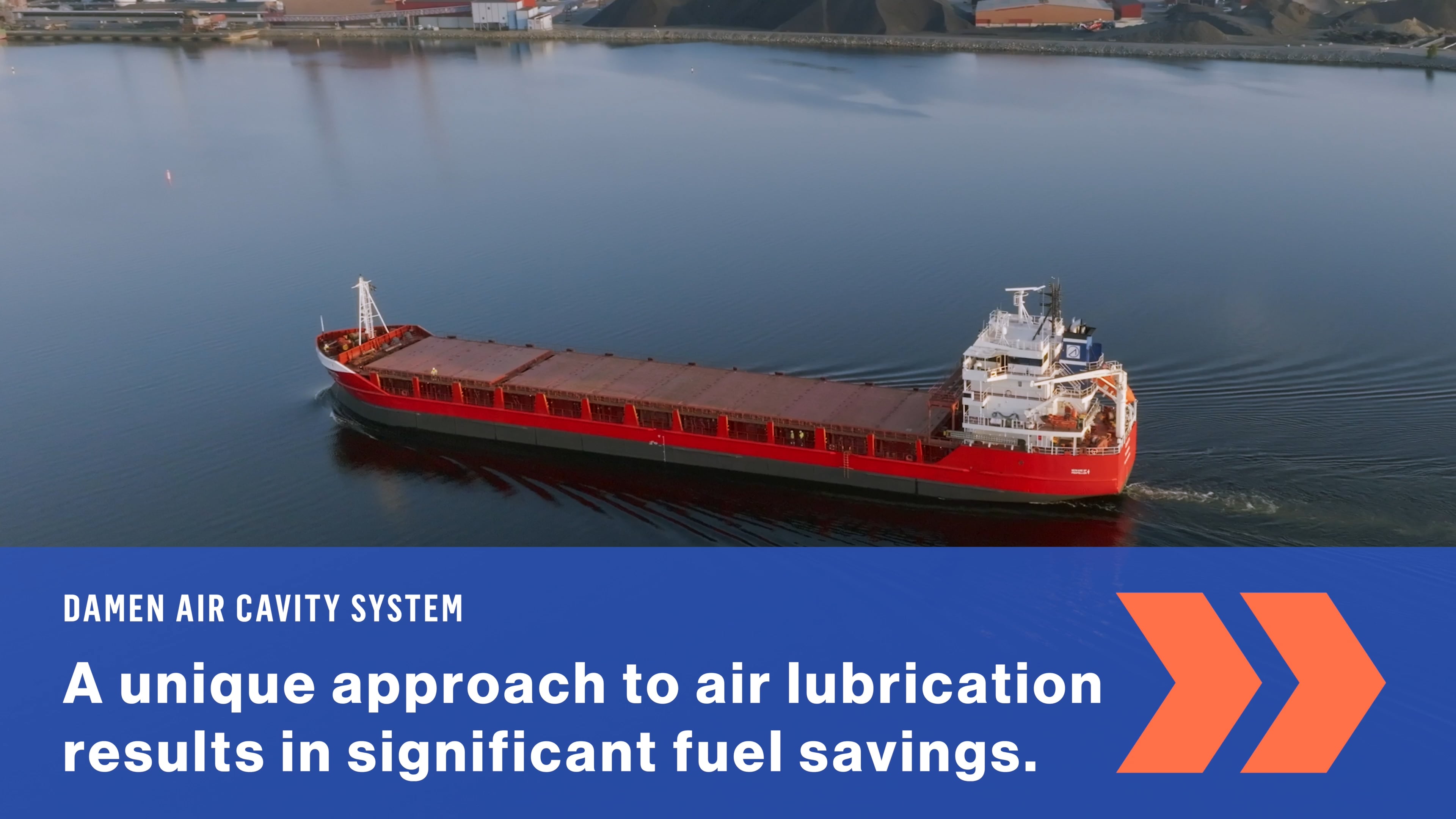 Damen Air Cavity System (DACS) on Vimeo