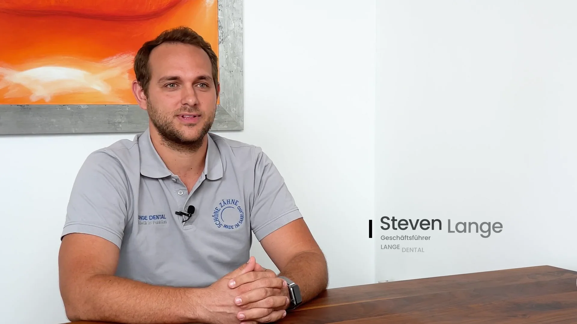 Lange Dental - Steven Lange im Interview on Vimeo