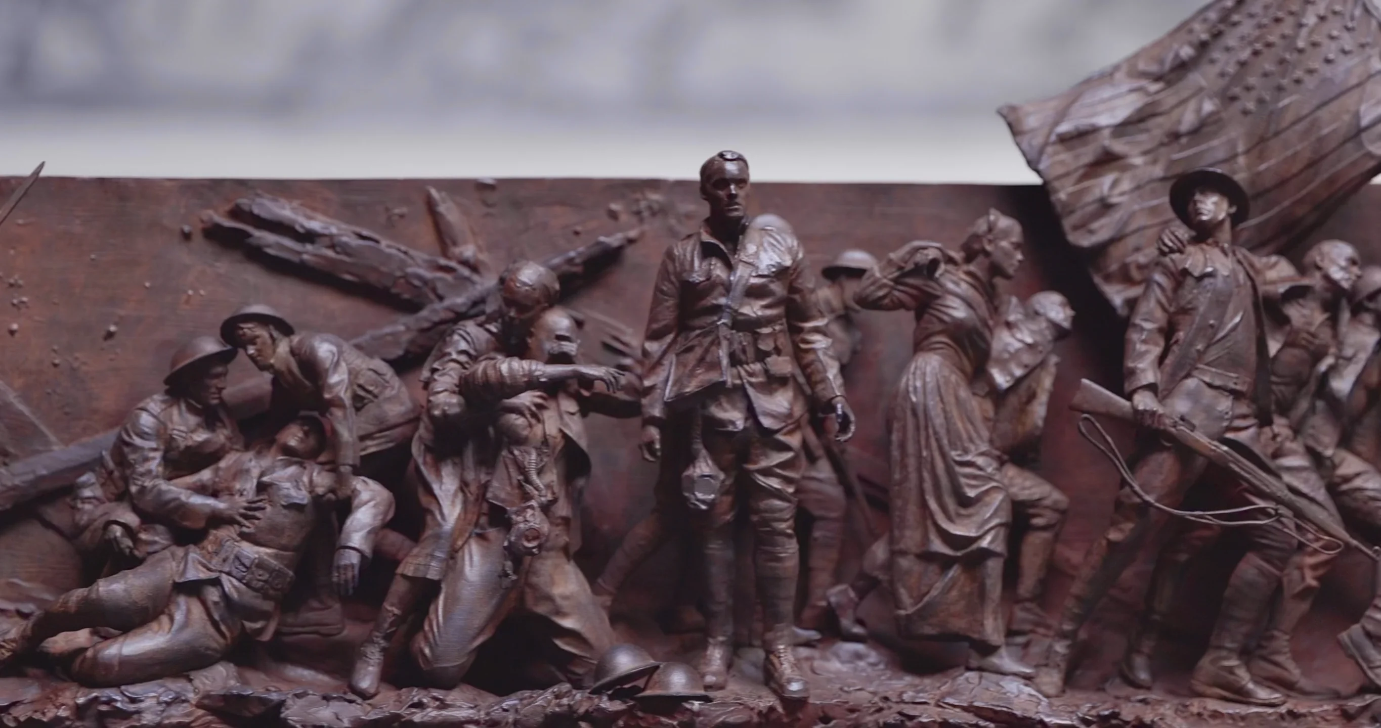Sabin Howard's A Soldier's Journey Bronze Maquette