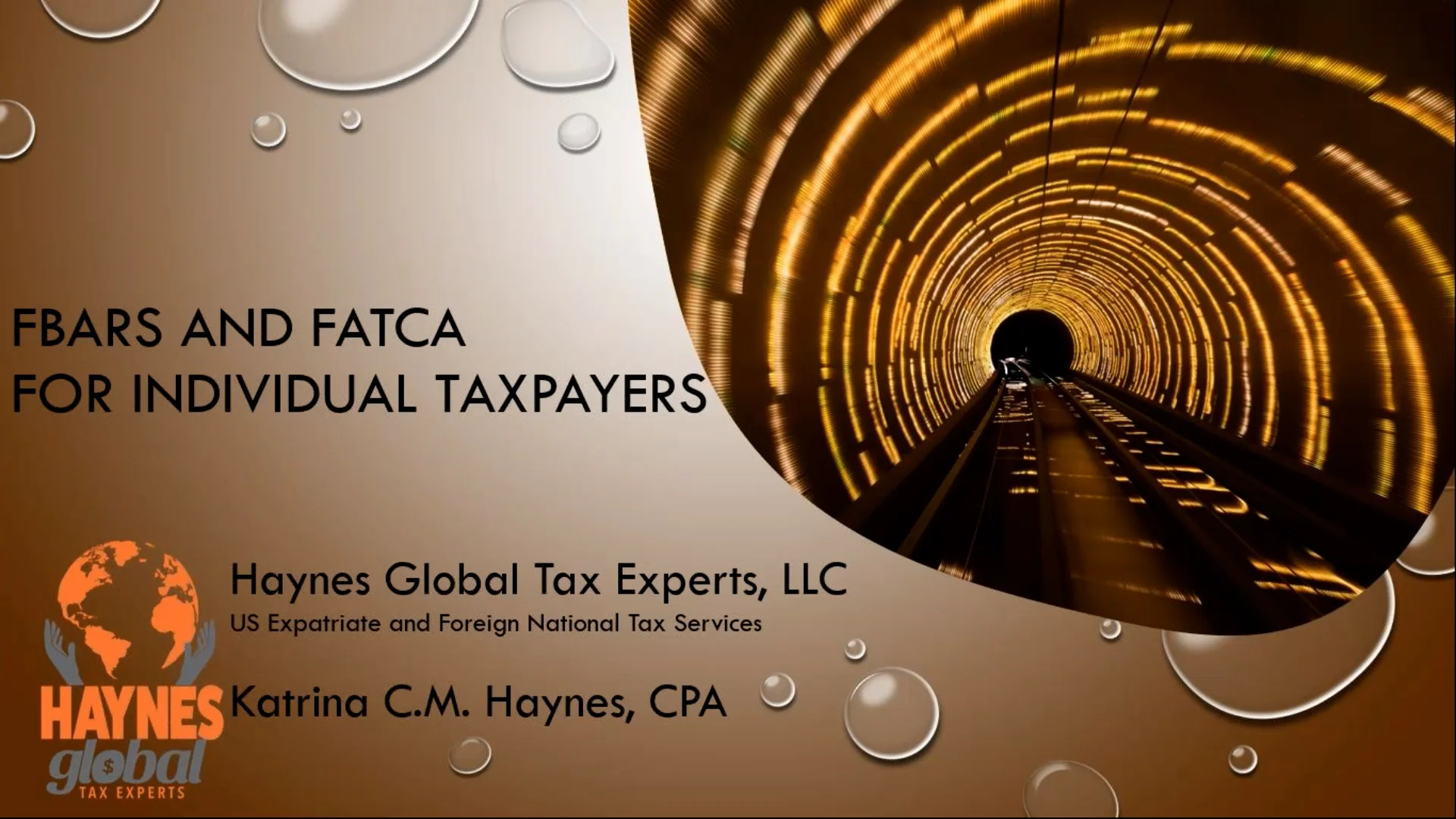 FBARs AND FATCA FOR INDIVIDUAL TAX FILERS (1) on Vimeo