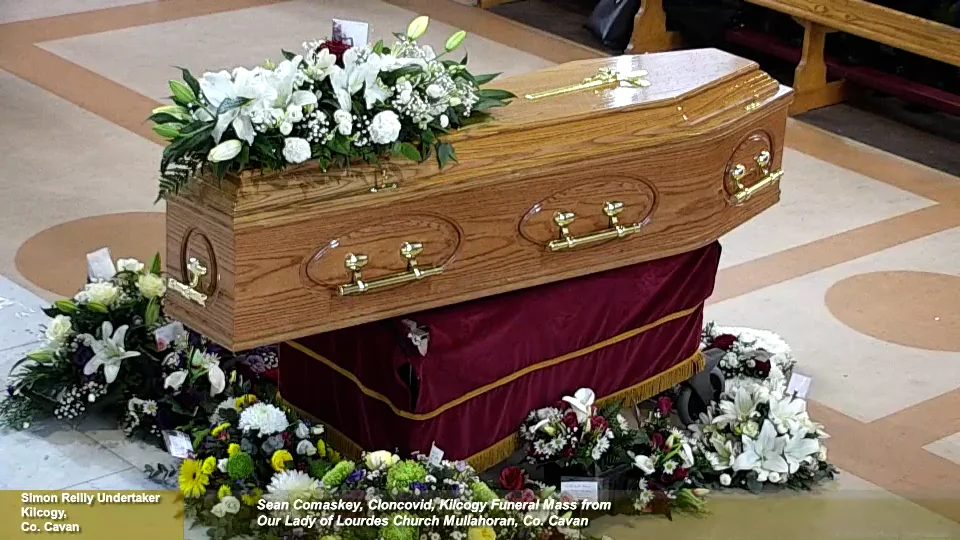 Sean Comaskey, Cloncovid, Kilcogy Funeral Mass from Our Lady of Lourdes ...