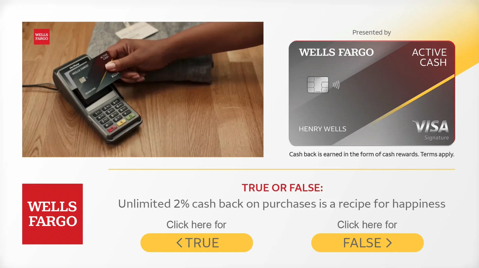 Financial Services - Wells Fargo - Food Network - Q3 2023 on Vimeo