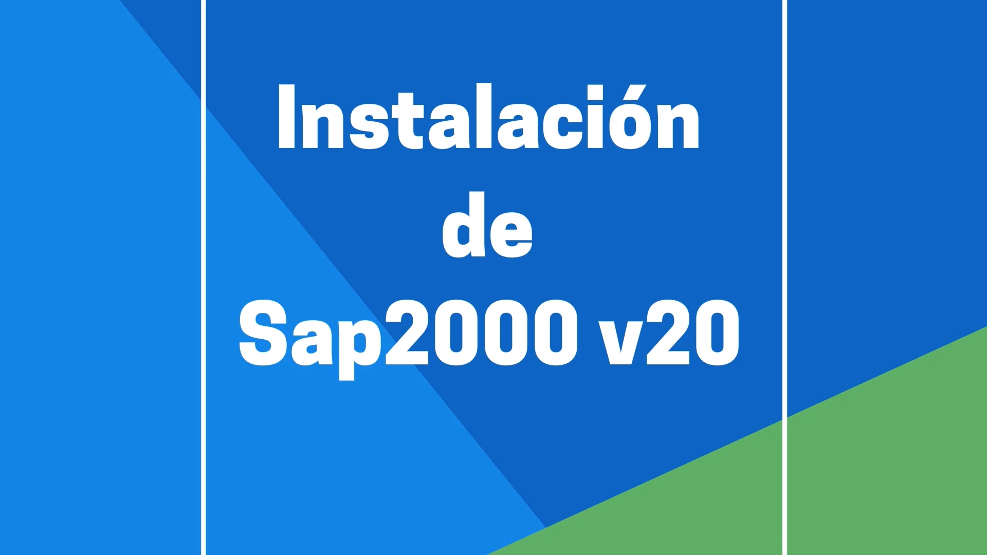 Descargar e instalar Sap2000 v20 on Vimeo