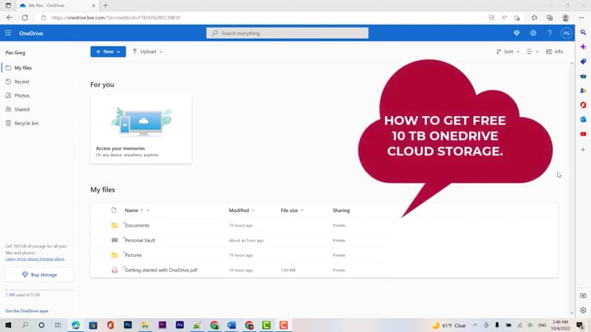 Get Free 10TB OneDrive Cloud Storage 2023 - Increase Your OneDrive ...