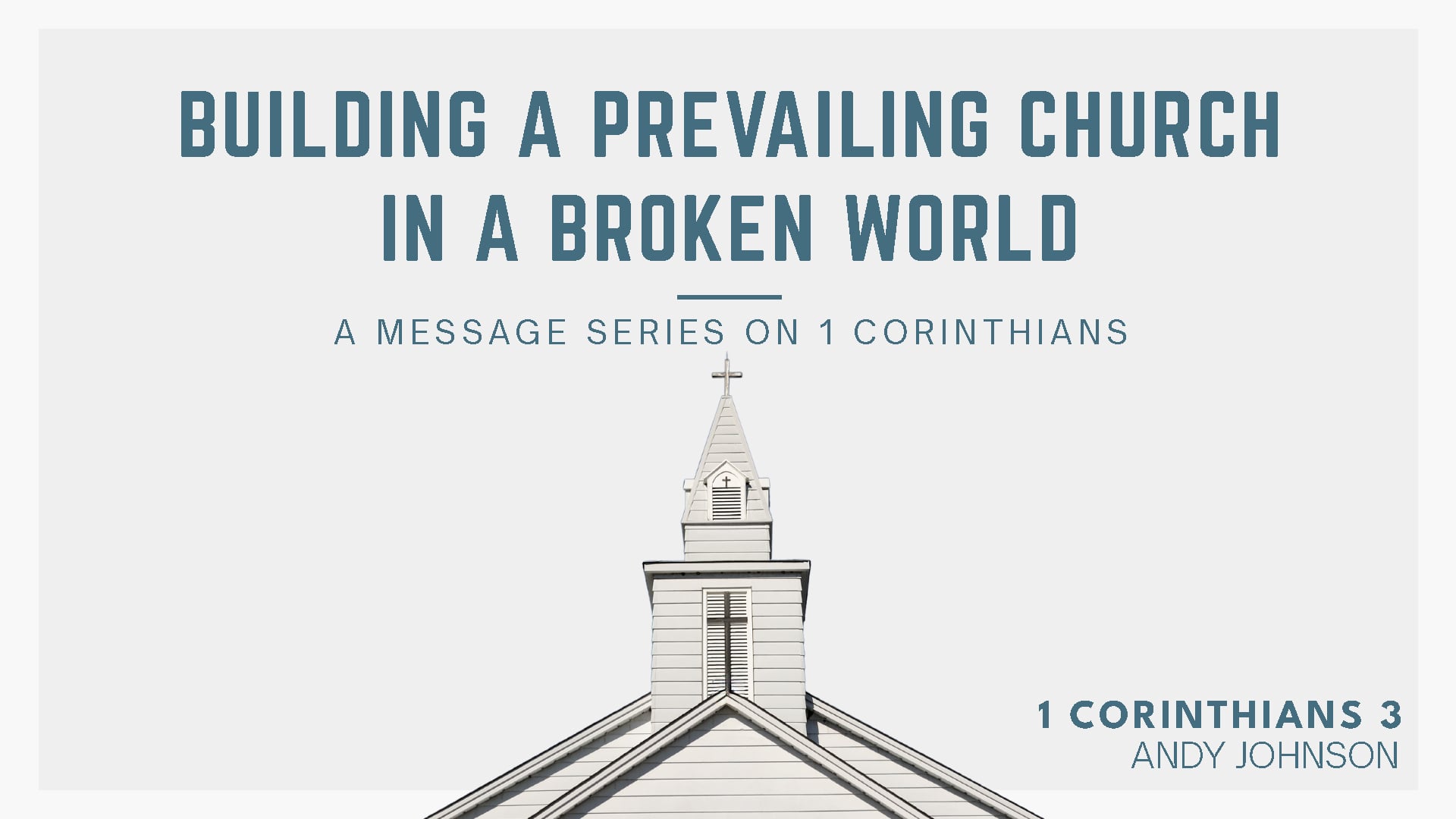 Four Metaphors for Church Unity on Vimeo