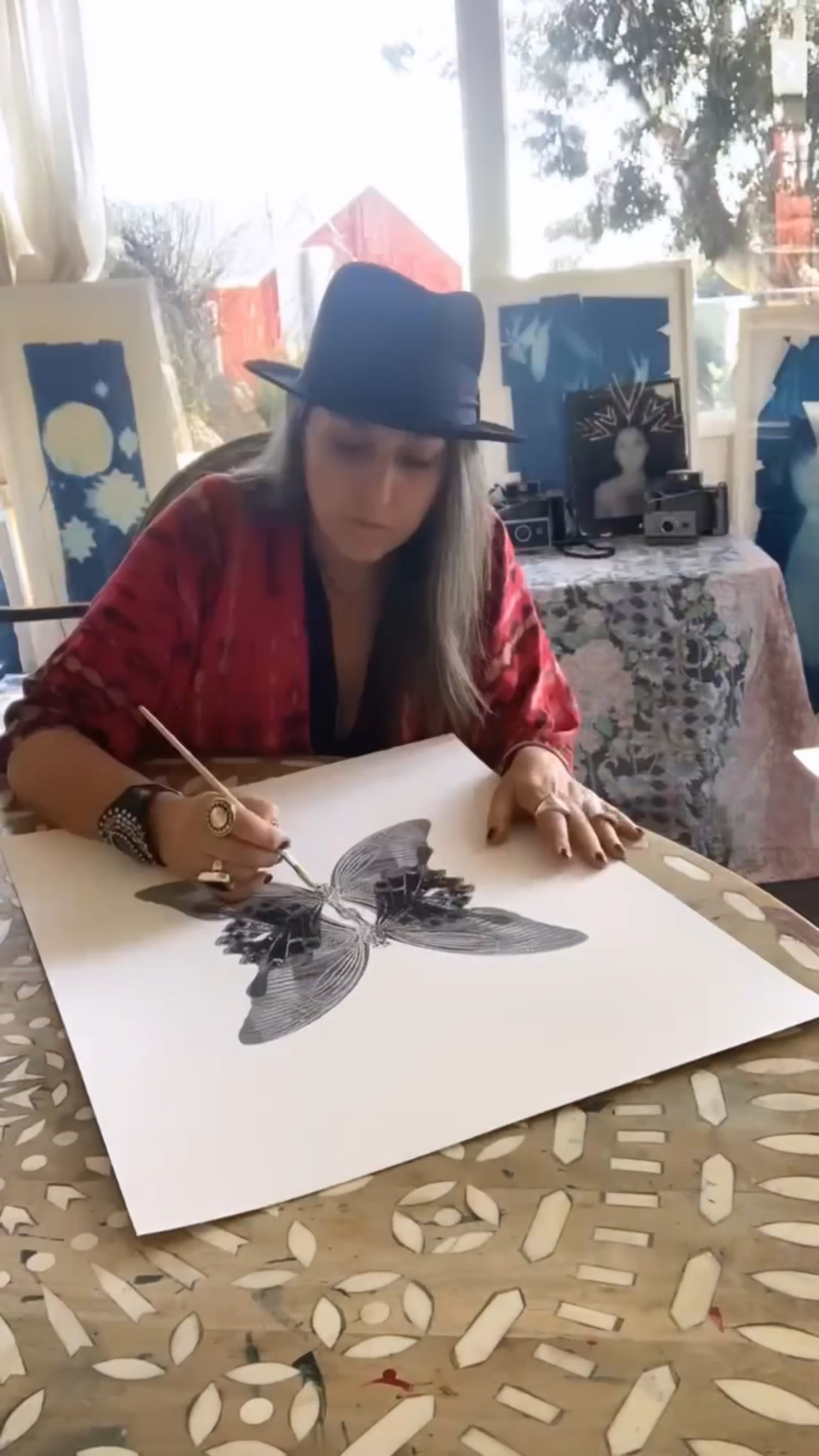Behind the Scenes with Catherine Just_Gold onto Butterfly Medicine_2023 ...