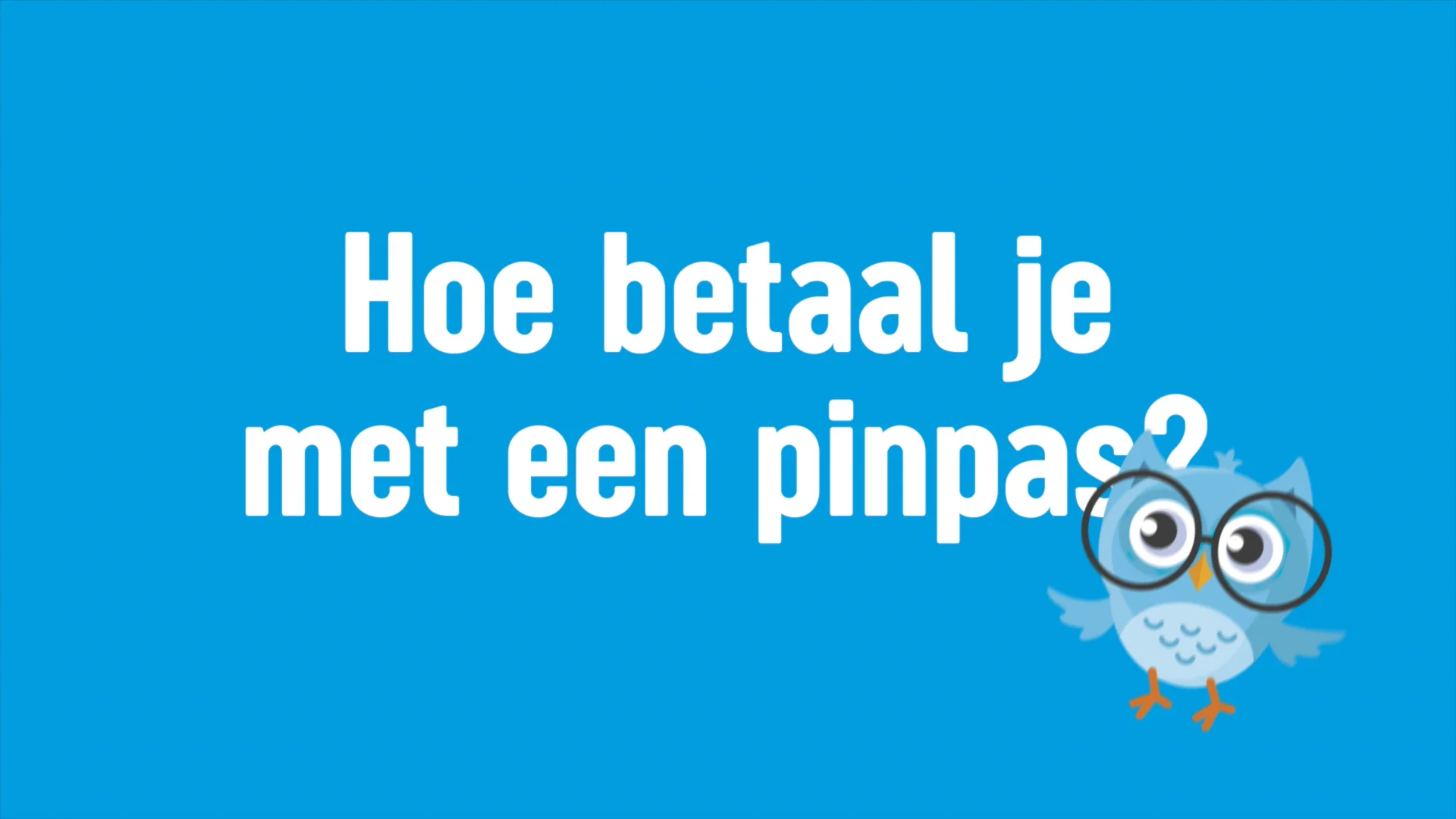 Hoe betaal je met een pinpas? on Vimeo