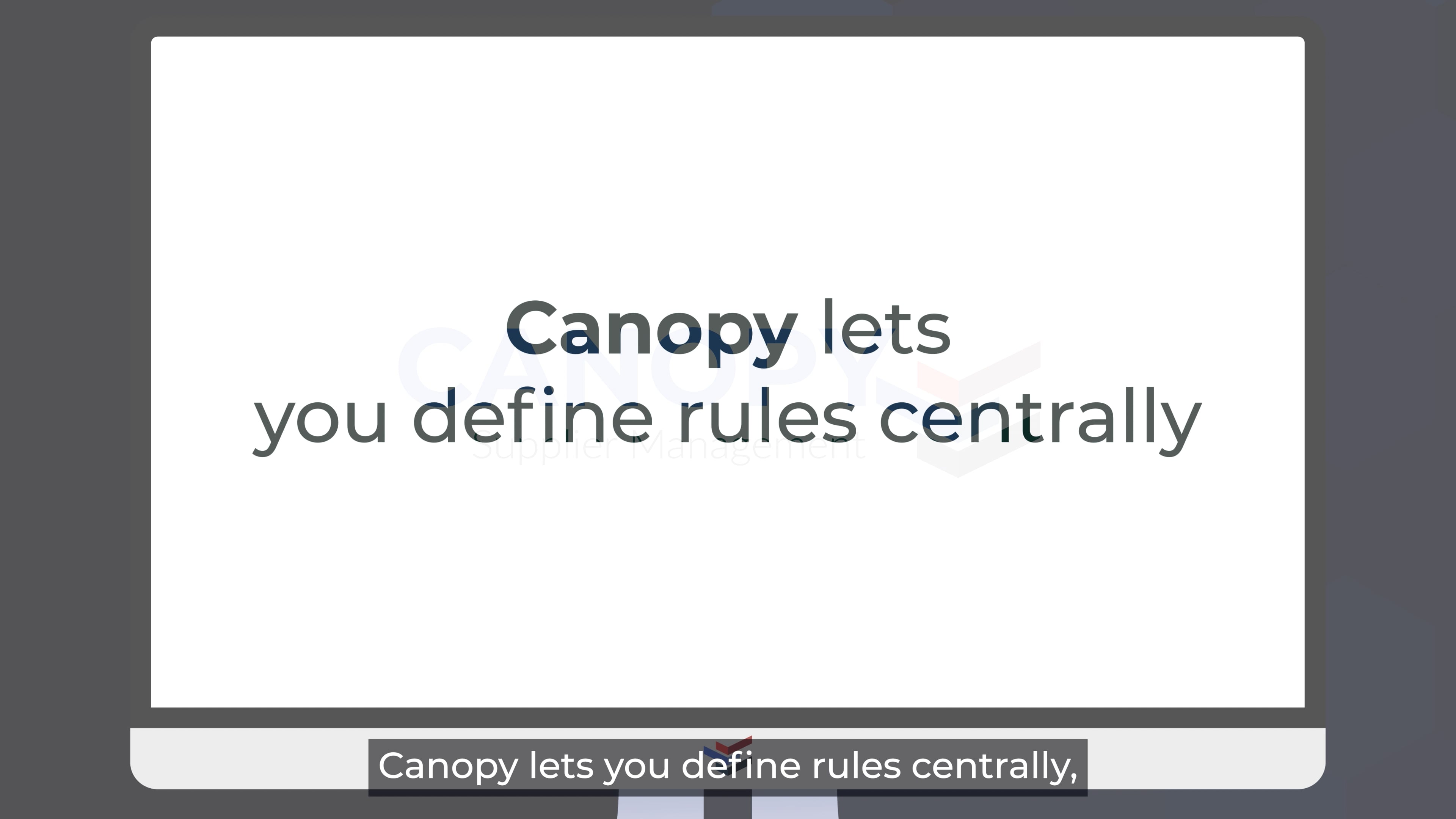 Canopy define purchasing rules centrally_Vid3 on Vimeo