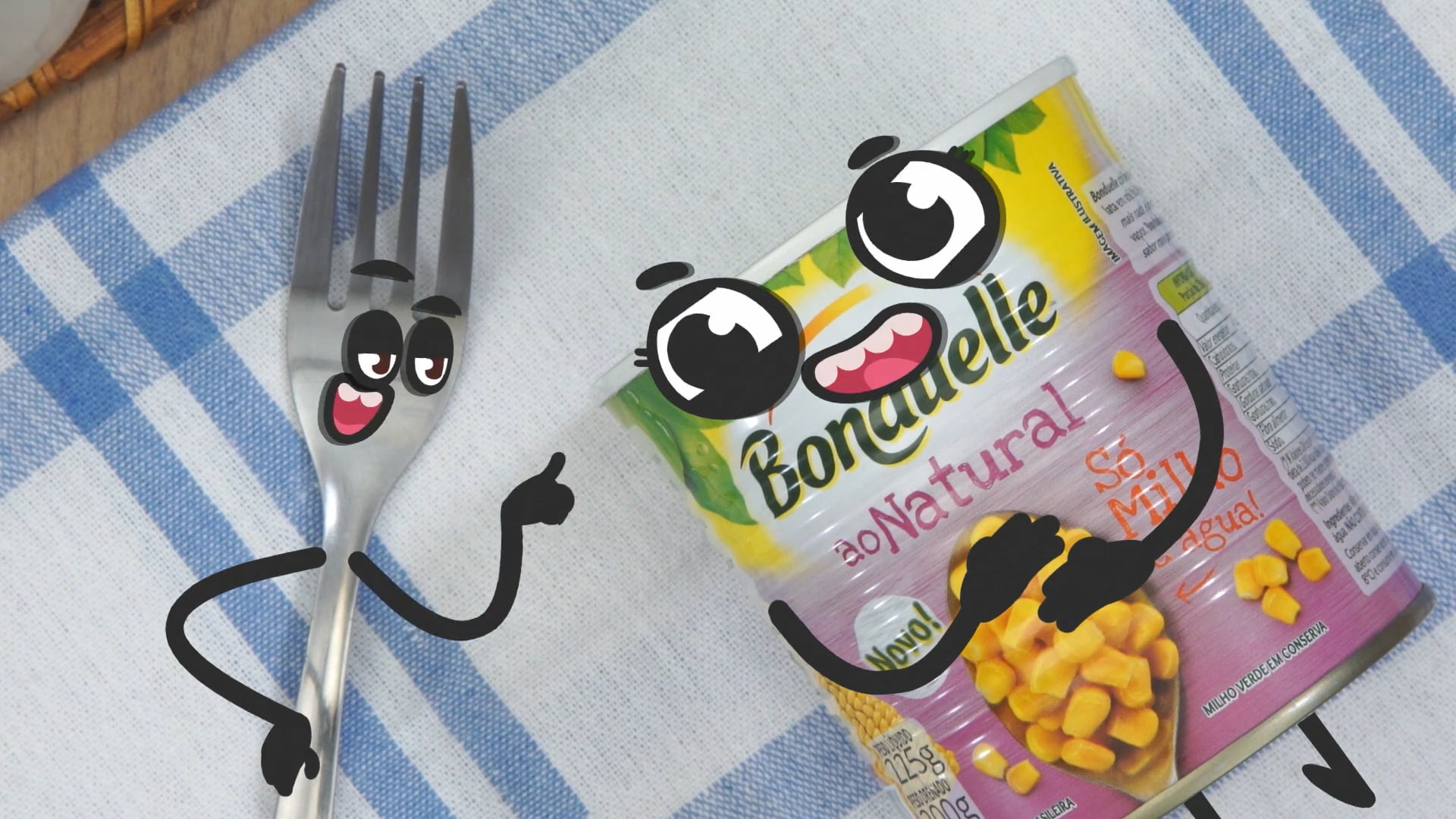 Bonduelle ao Natural - Talking Fork & Spoon commercial on Vimeo
