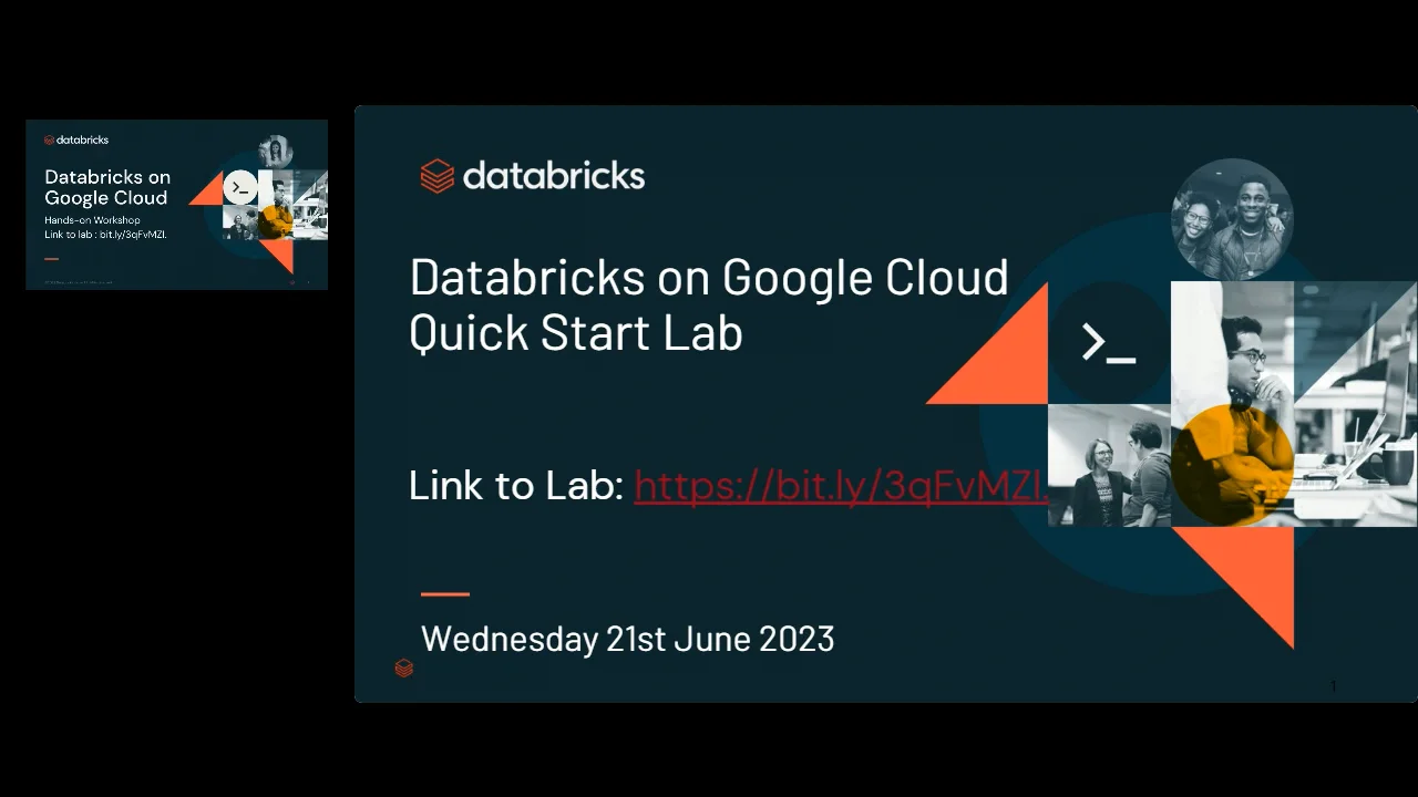 Databricks Quickstart Lab June on Vimeo