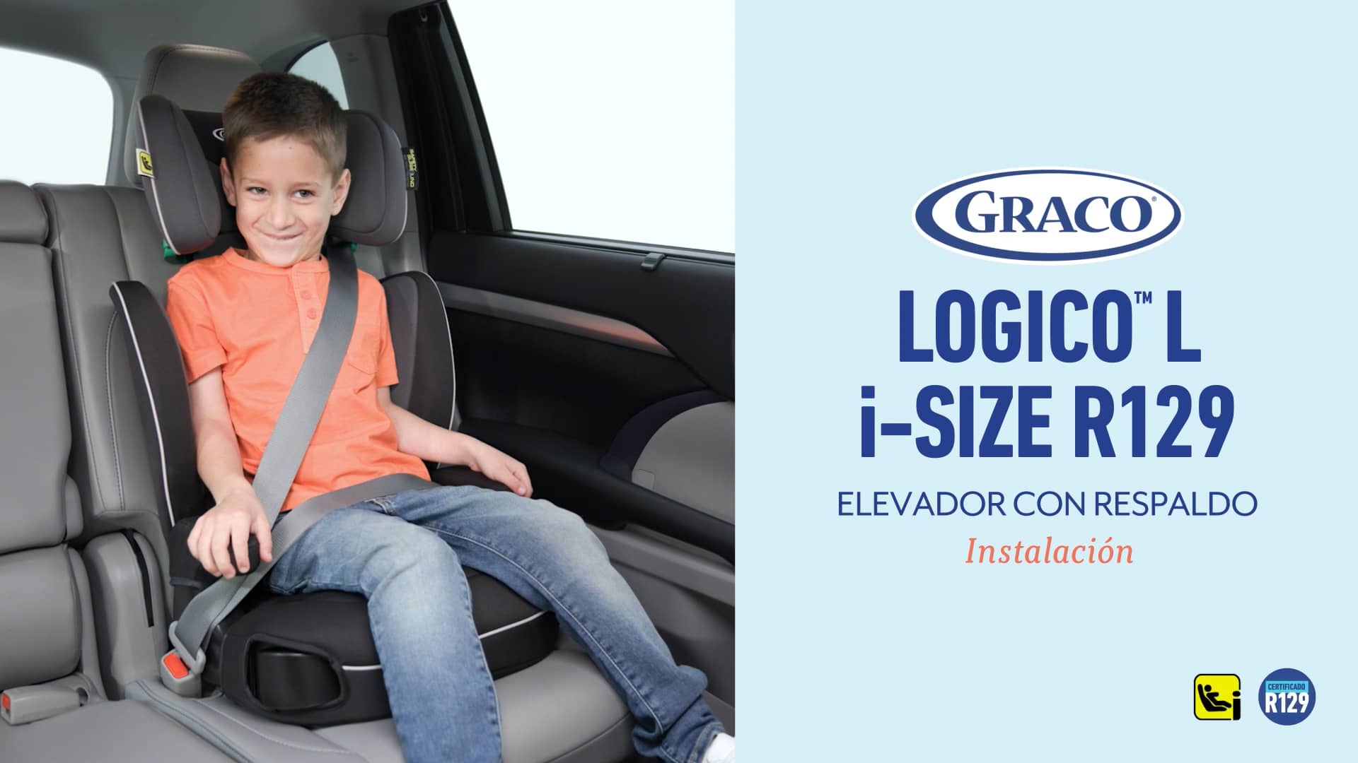 Spanish Graco Logico L i-Size R129 Install on Vimeo