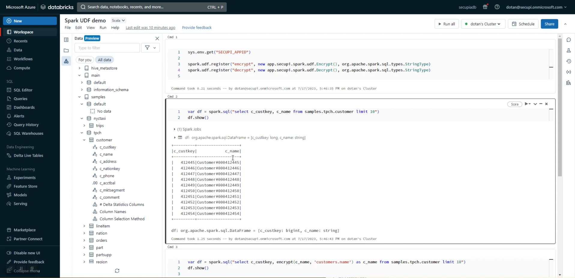 Secupi Encryption Using Native Udf In Databricks And Sql Warehouse On Vimeo