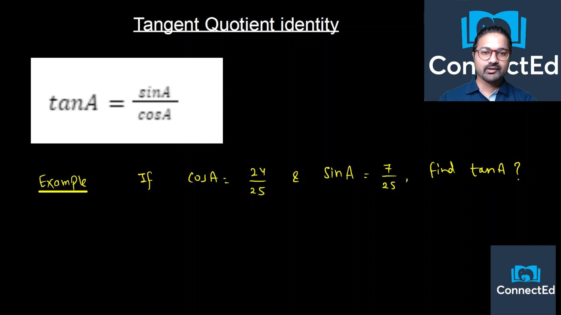 tangent quotient identity on Vimeo