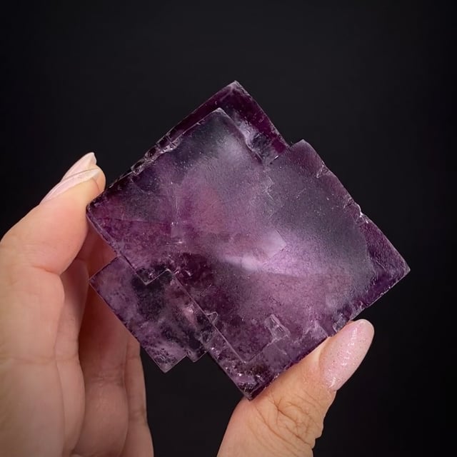 Fluorite ("red pocket") - RA23-49 - Ojuela Mine - Mexico Mineral Specimen