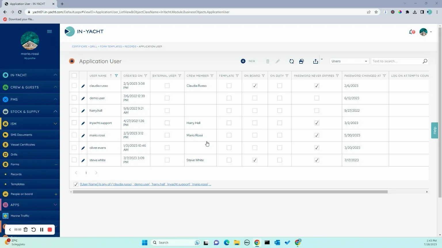 ADM - Create User/new password on Vimeo