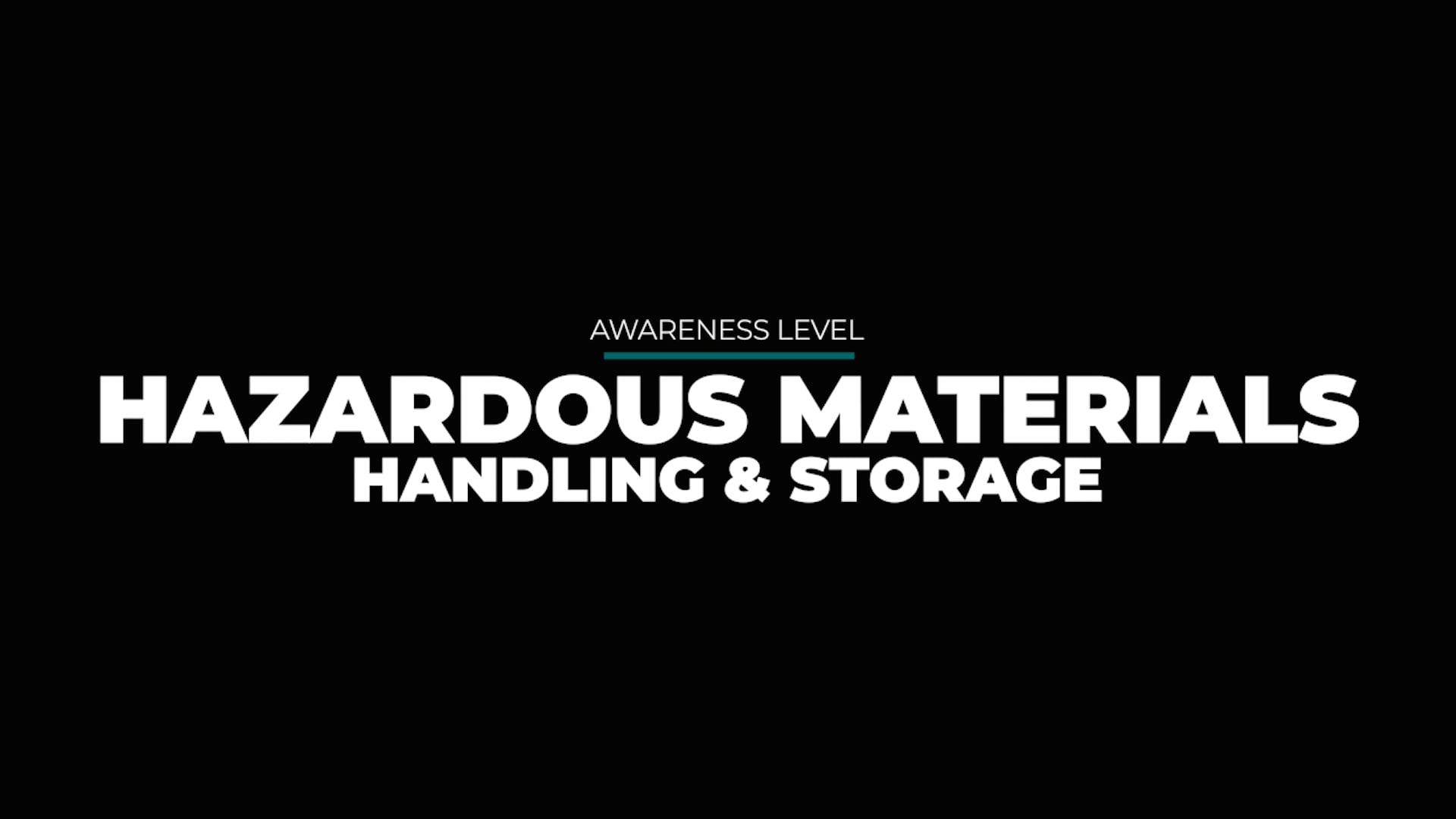 Proper Handling and Storage of Hazardous Materials on Vimeo