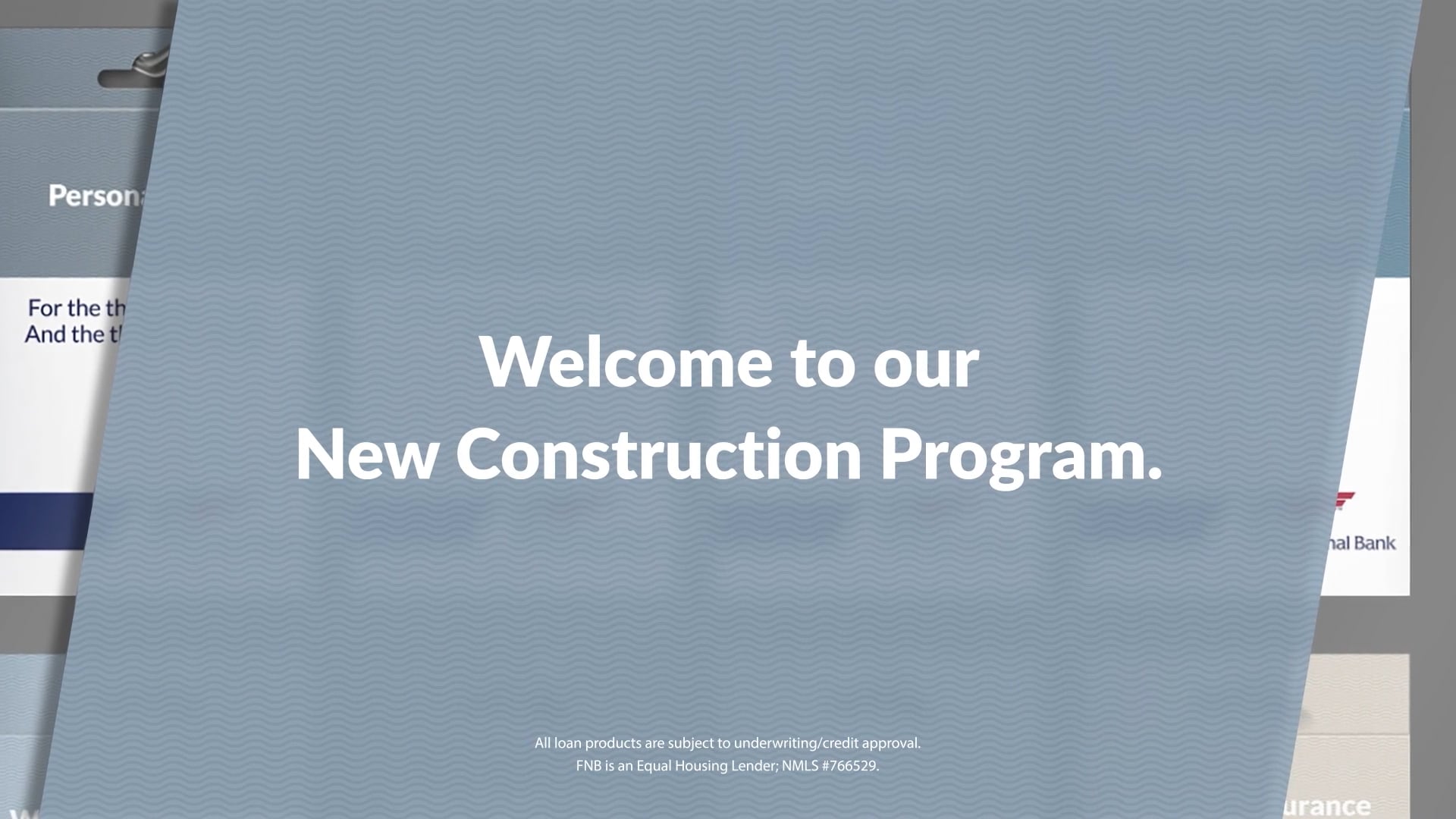 New Construction Program on Vimeo