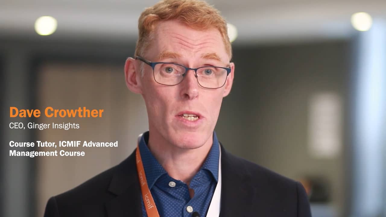 Course tutor, Dave Crowther, CEO of Ginger Insights, describes the ...