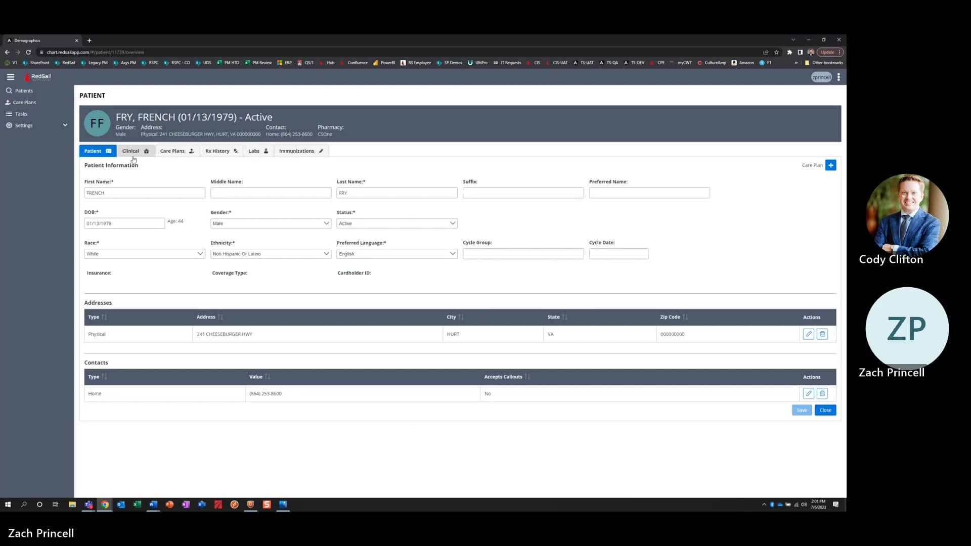 RedSail Technologies (QS_1 & Integra): Test eCare Plan Demo (2023) on Vimeo