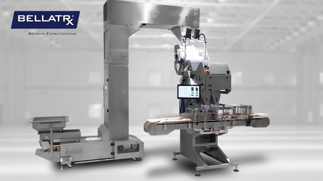 Vision-Based High-Speed Counting & Filling System - Gummies & Candies