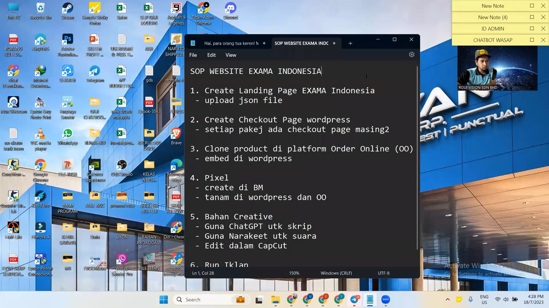 SETUP ECOM DAN RUN ADS INDONESIA on Vimeo