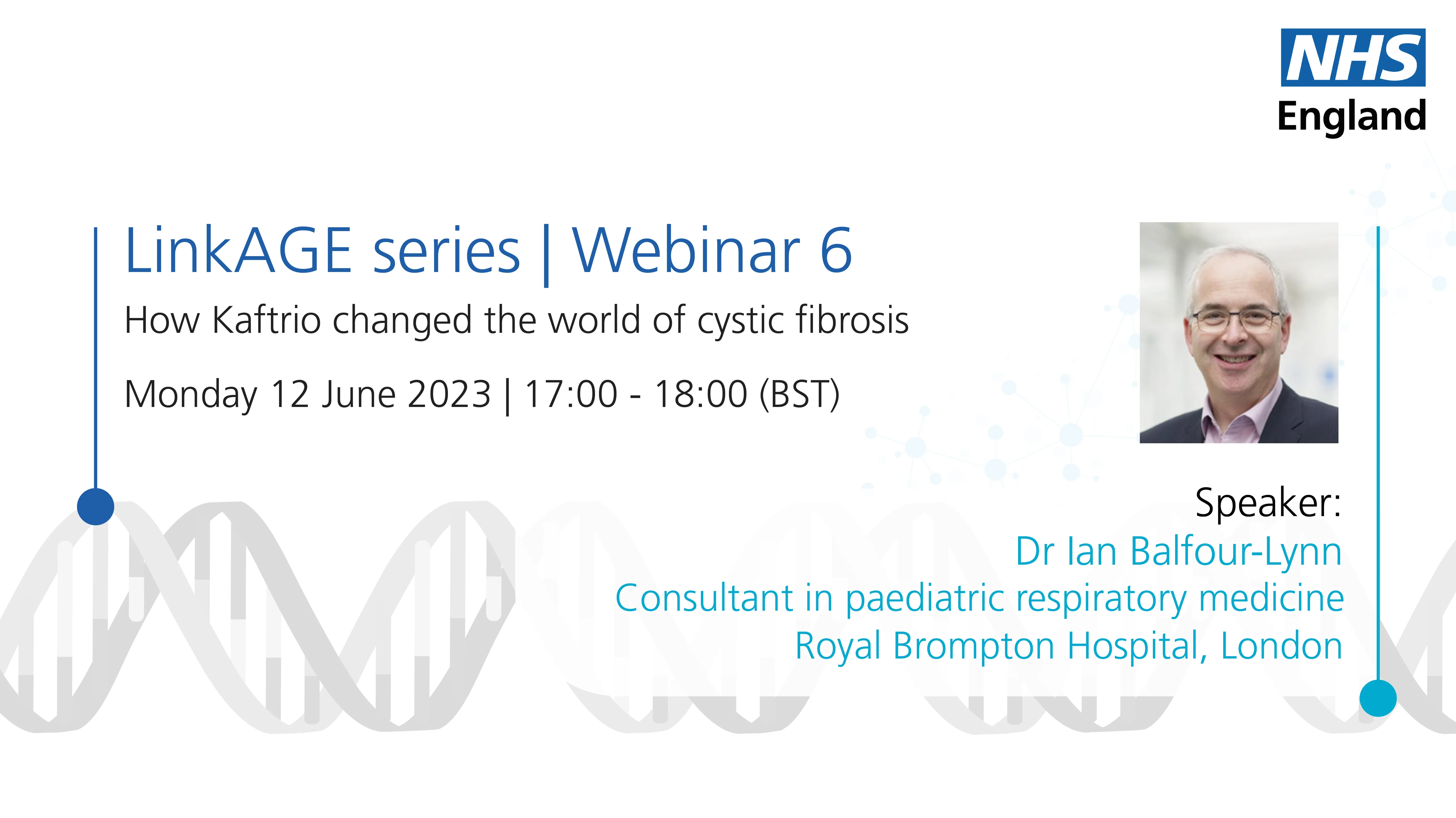 How Kaftrio changed the world of Cystic Fibrosis (a LinkAGE webinar) on ...