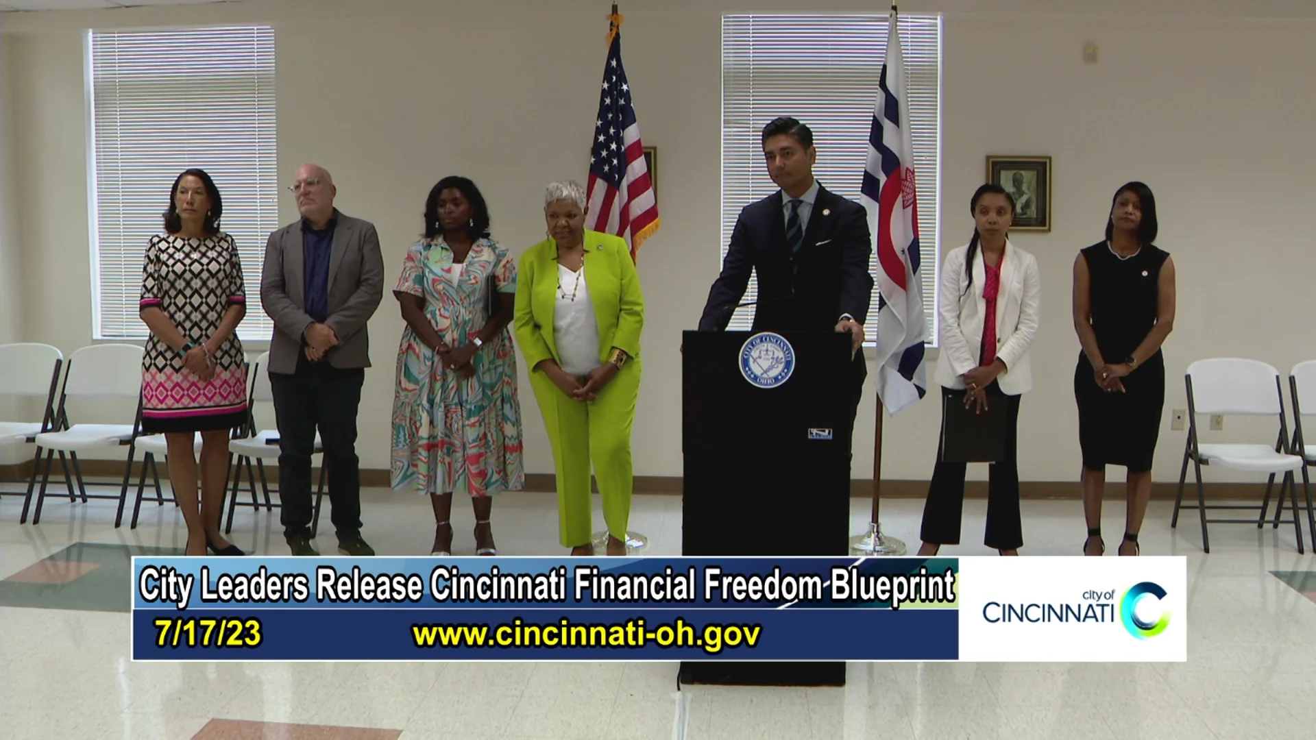 City of Cincinnati News Conference: Leaders Release Cincinnati ...