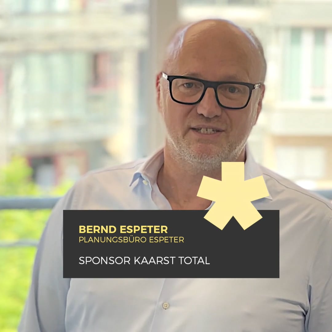 kaarst* total Sponsor Bernd Espeter über sein Engagement beim schönsten Stadtfest am Niederrhein ...